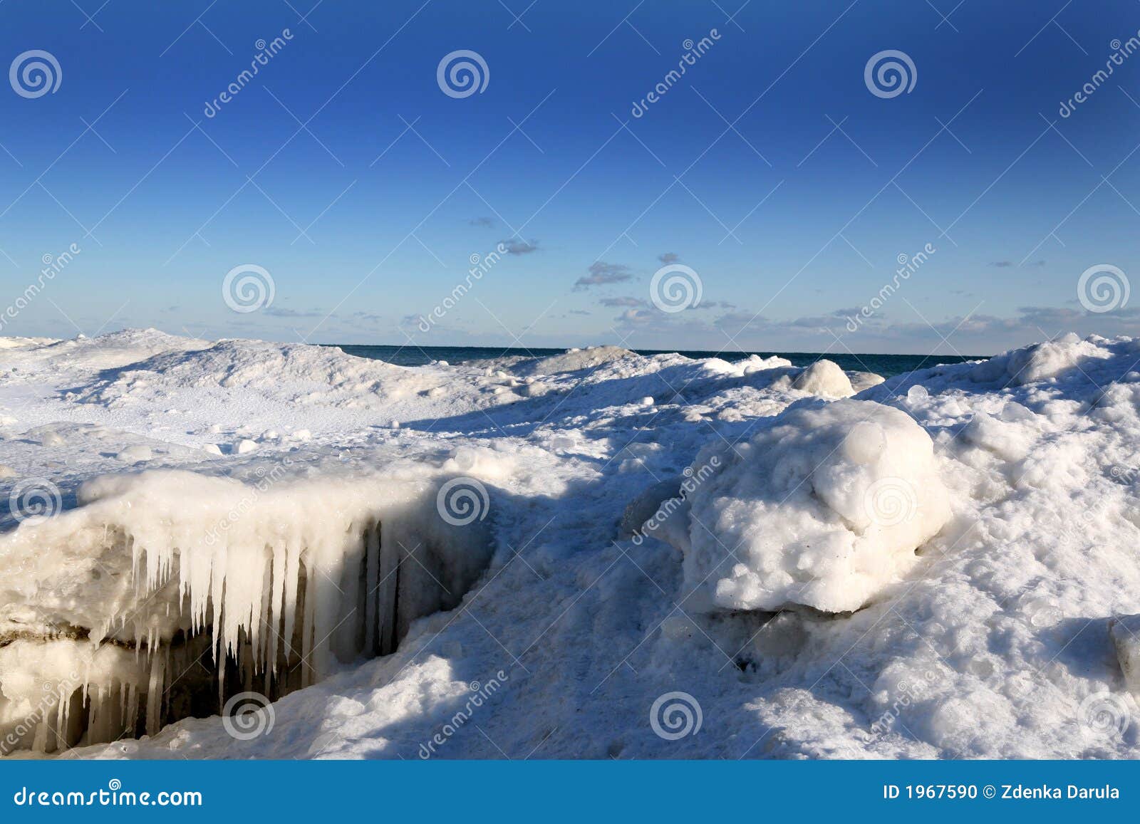 Winter scene stock photo. Image of blue, icescape, cold - 1967590