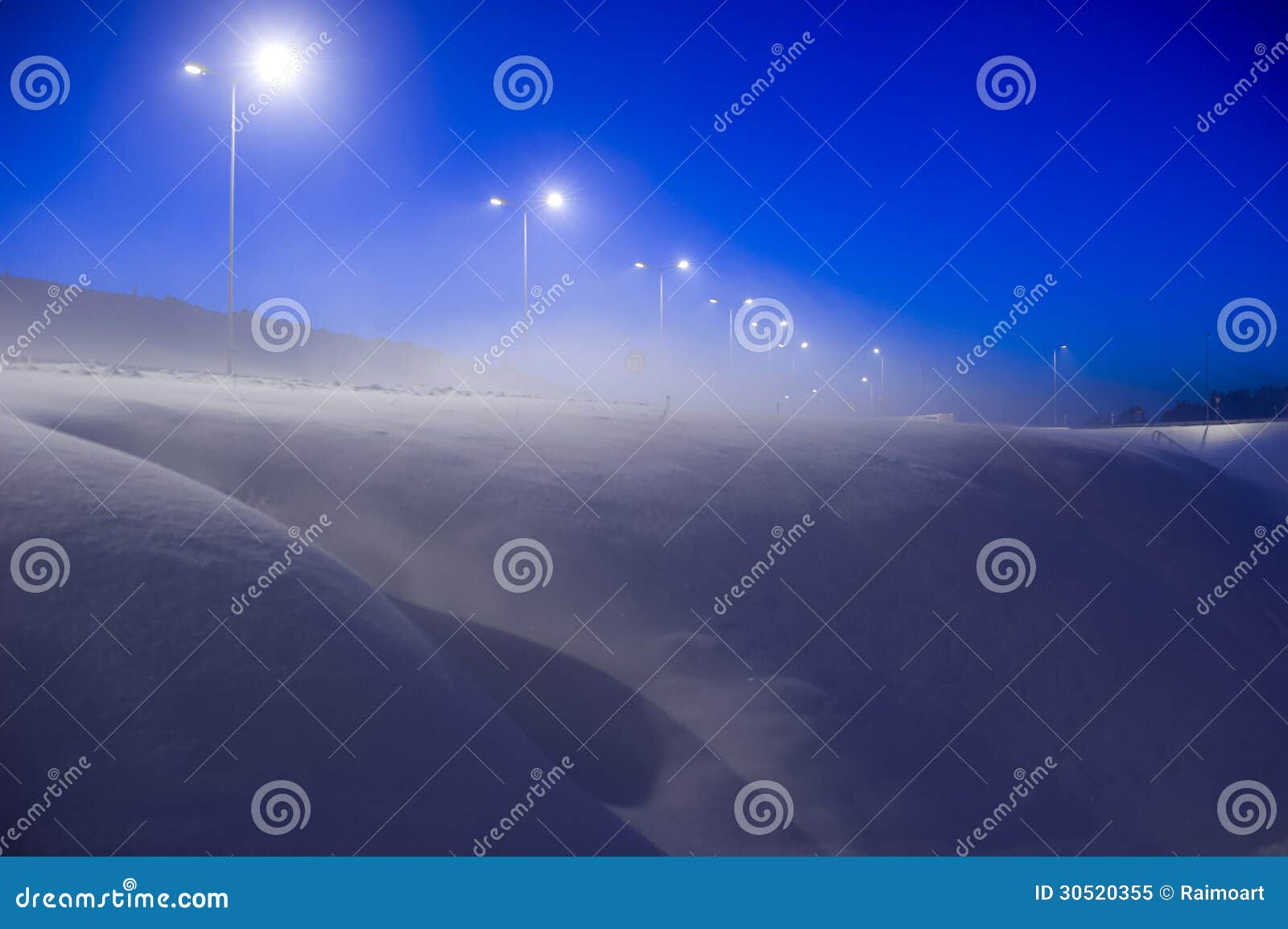 Winter scene with stock image. Image of evening, snow - 30520355