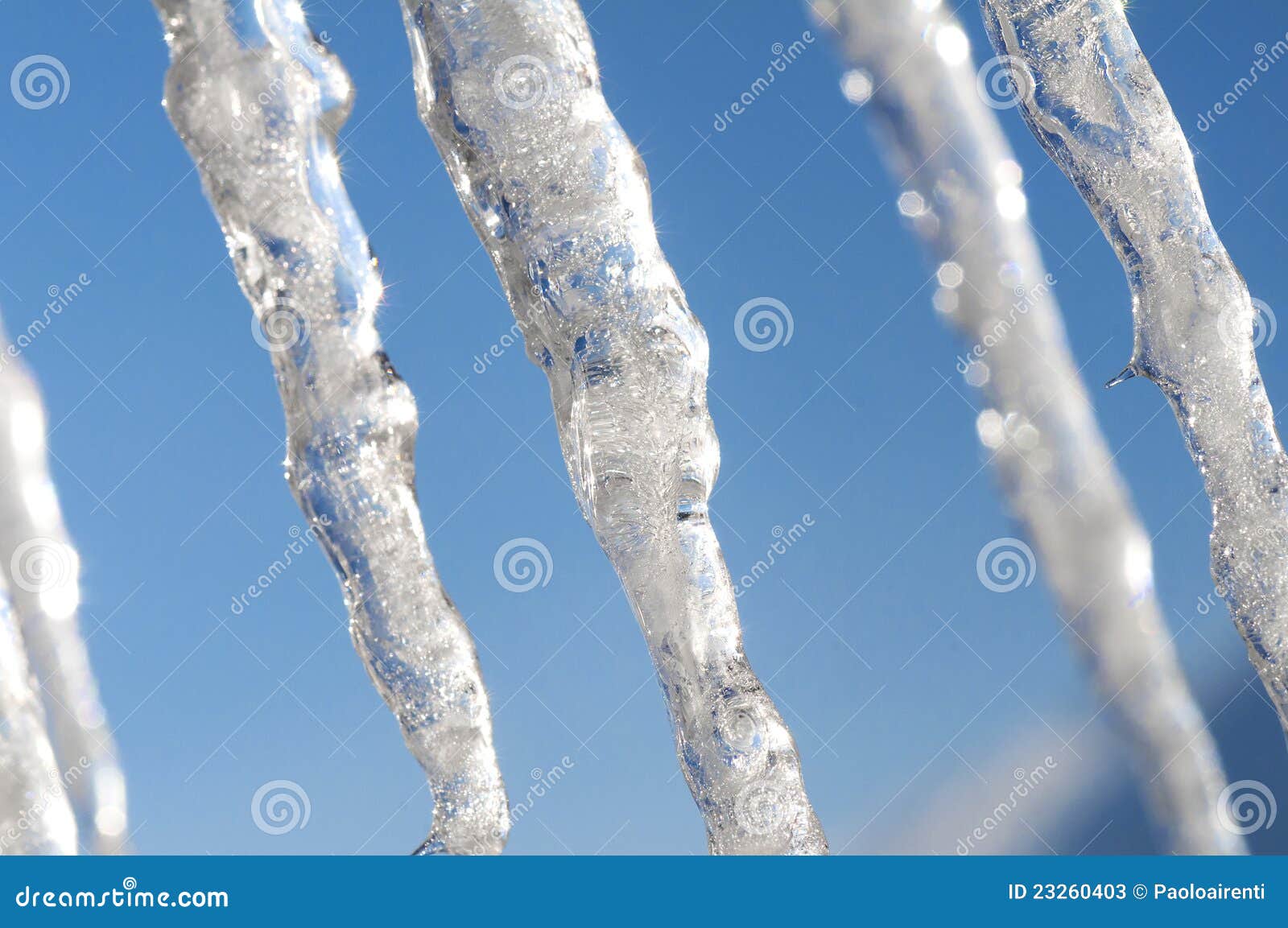 Winter Scene with Ice and Snow Stock Image - Image of exposure, nature ...