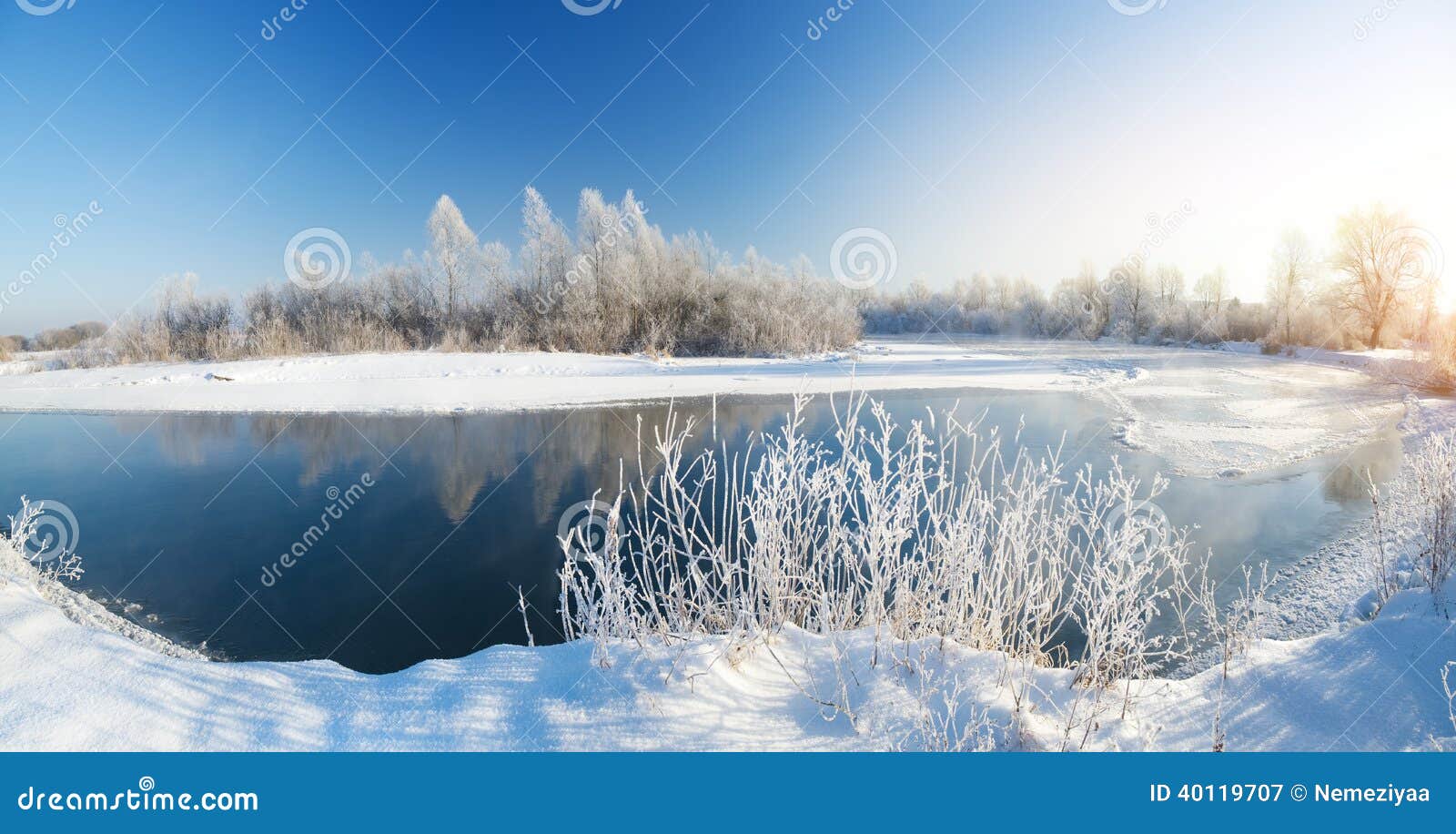 Winter scene stock image. Image of beauty, landscape - 40119707