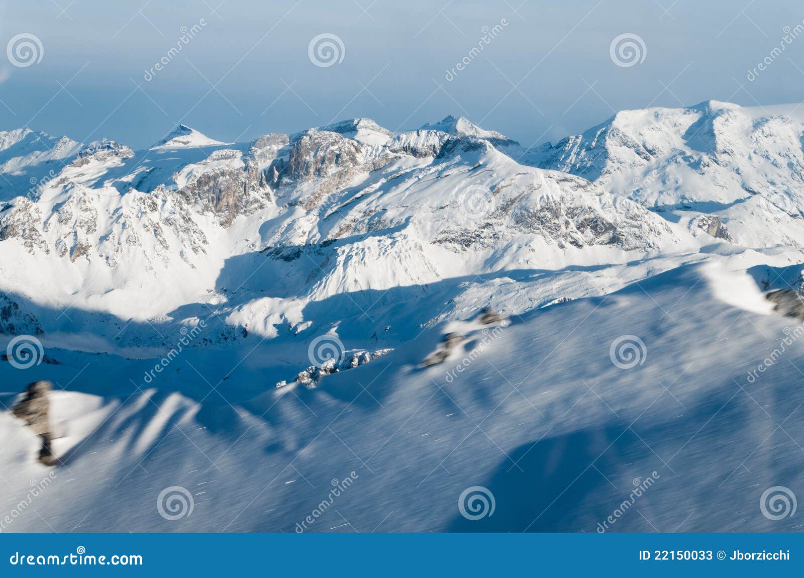 Winter Scenery, Meribel, France Stock Image - Image of alpine, europe ...