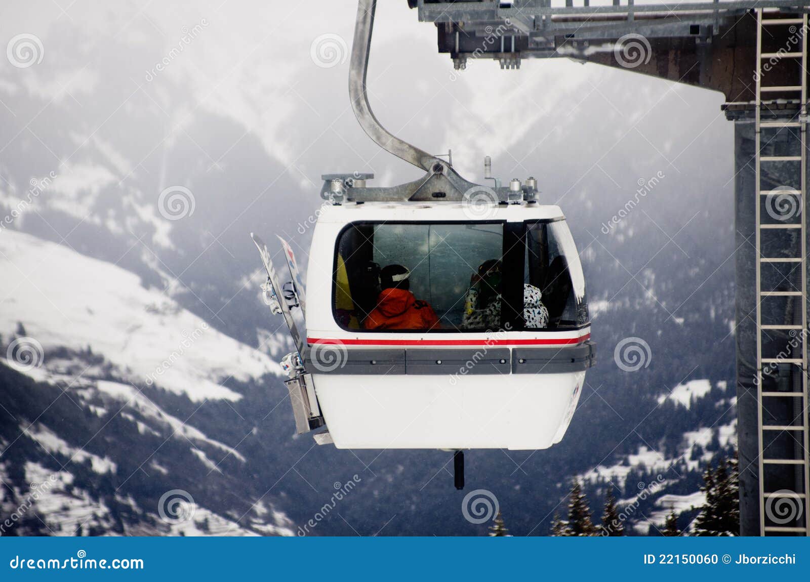 Winter Scenery, Meribel, France Stock Photo - Image of december ...
