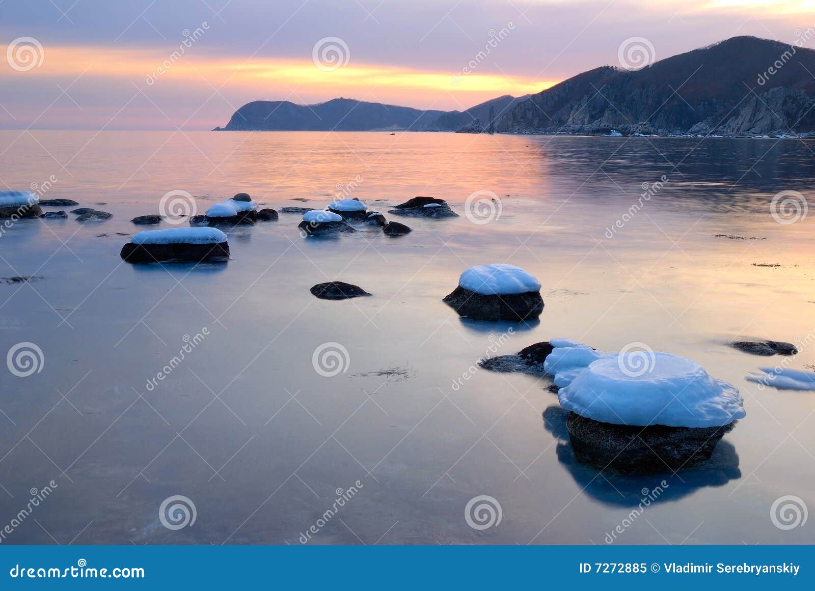 Winter sea coast-2 stock image. Image of winter, water - 7272885