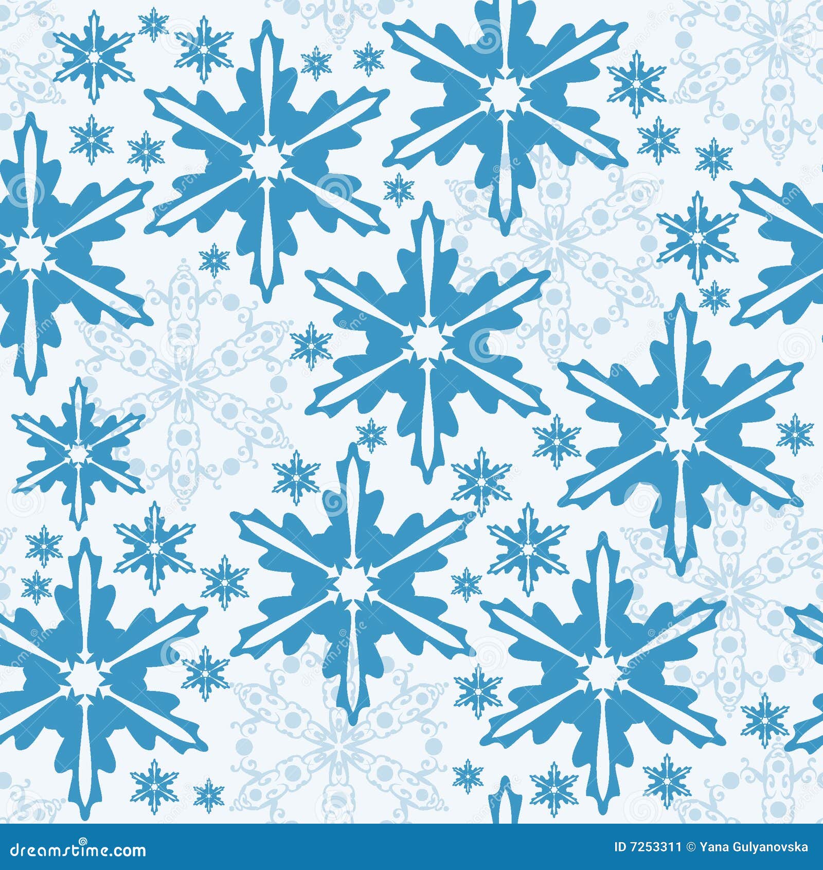Winter seamless pattern stock vector. Illustration of concept - 7253311