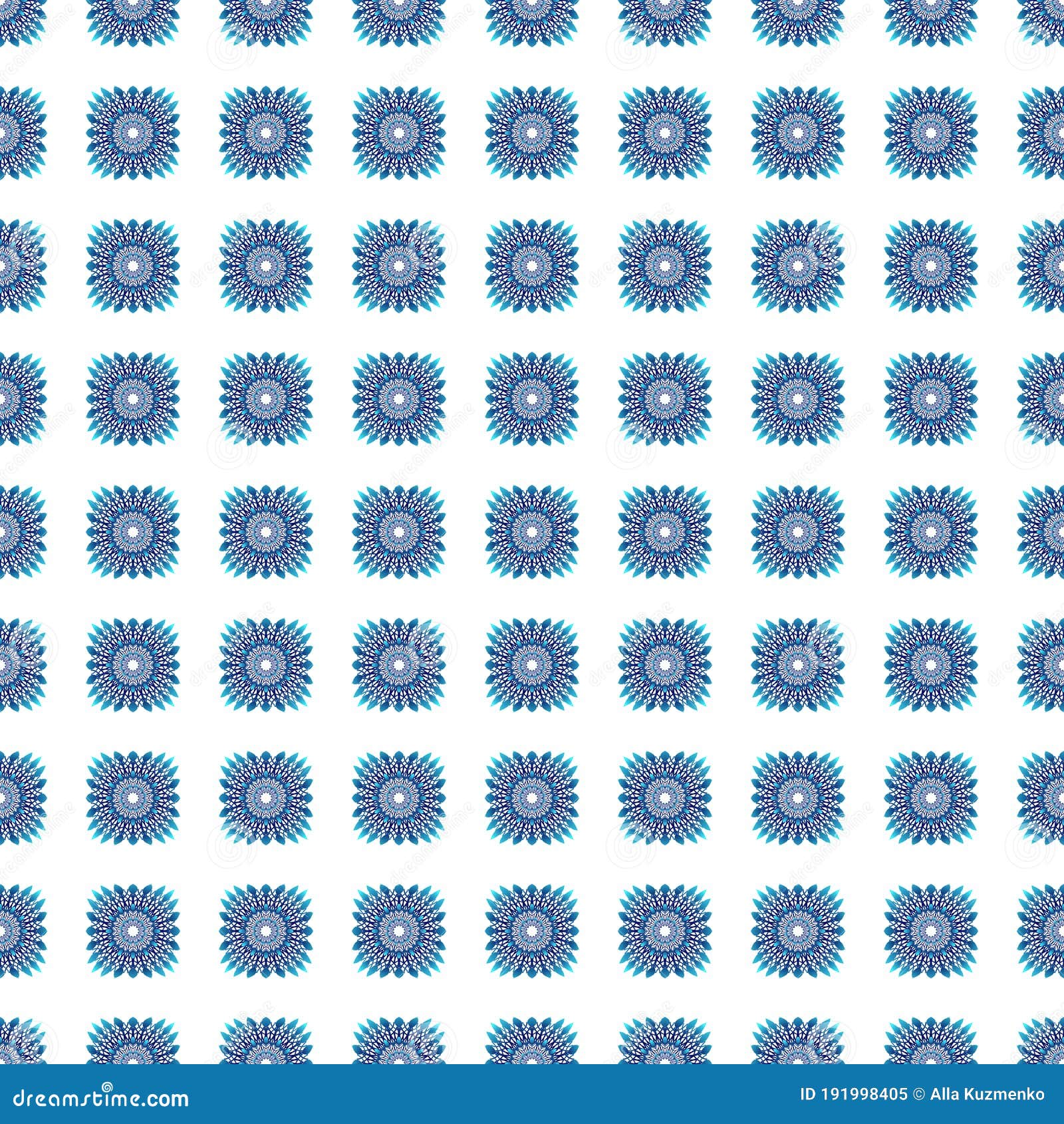 Winter Seamless Pattern with Colorful Gradient Snowflakes on White ...