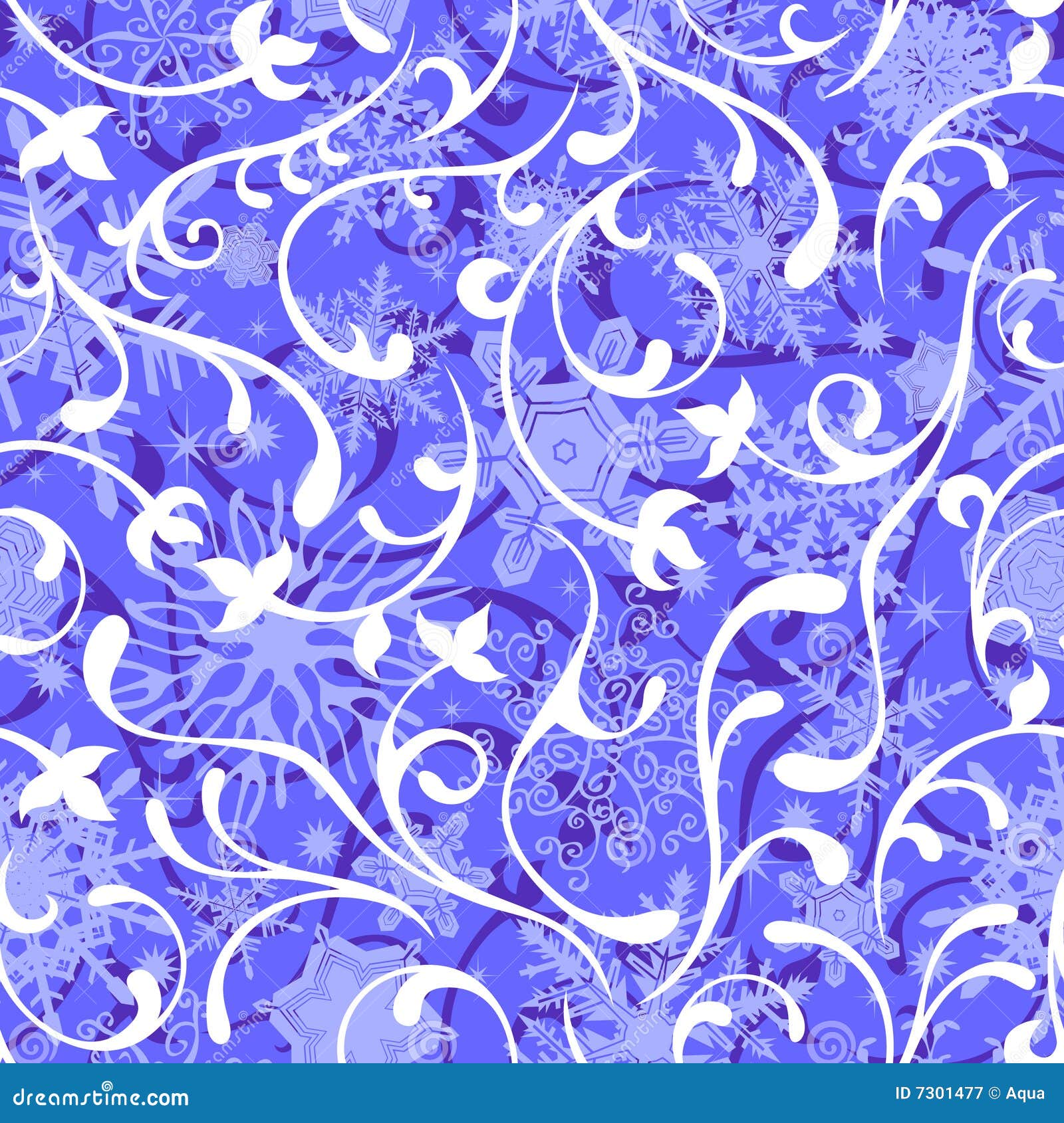 Winter seamless texture stock vector. Illustration of frame - 7301477