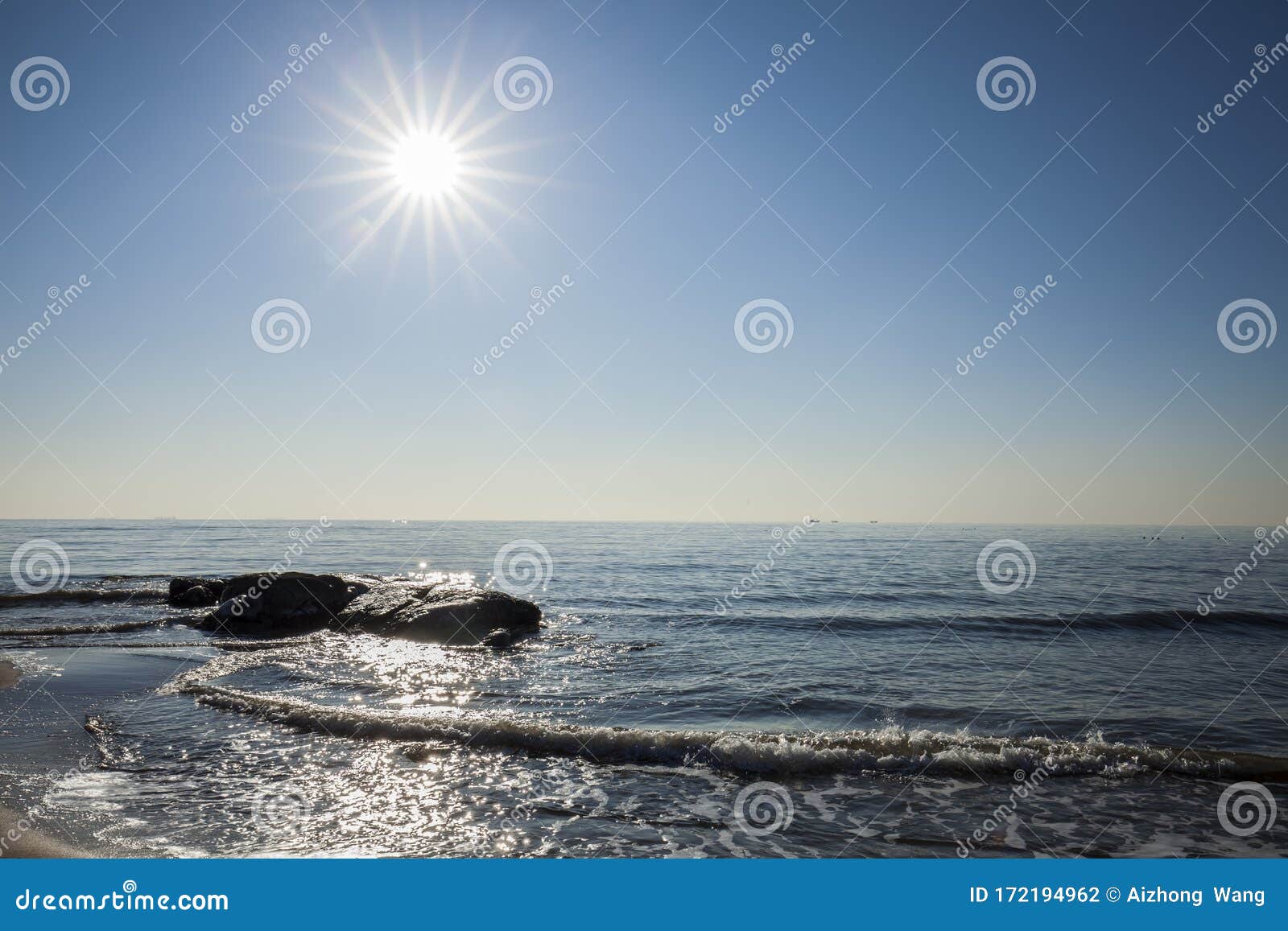 Winter seaside scenery stock photo. Image of vacation - 172194962