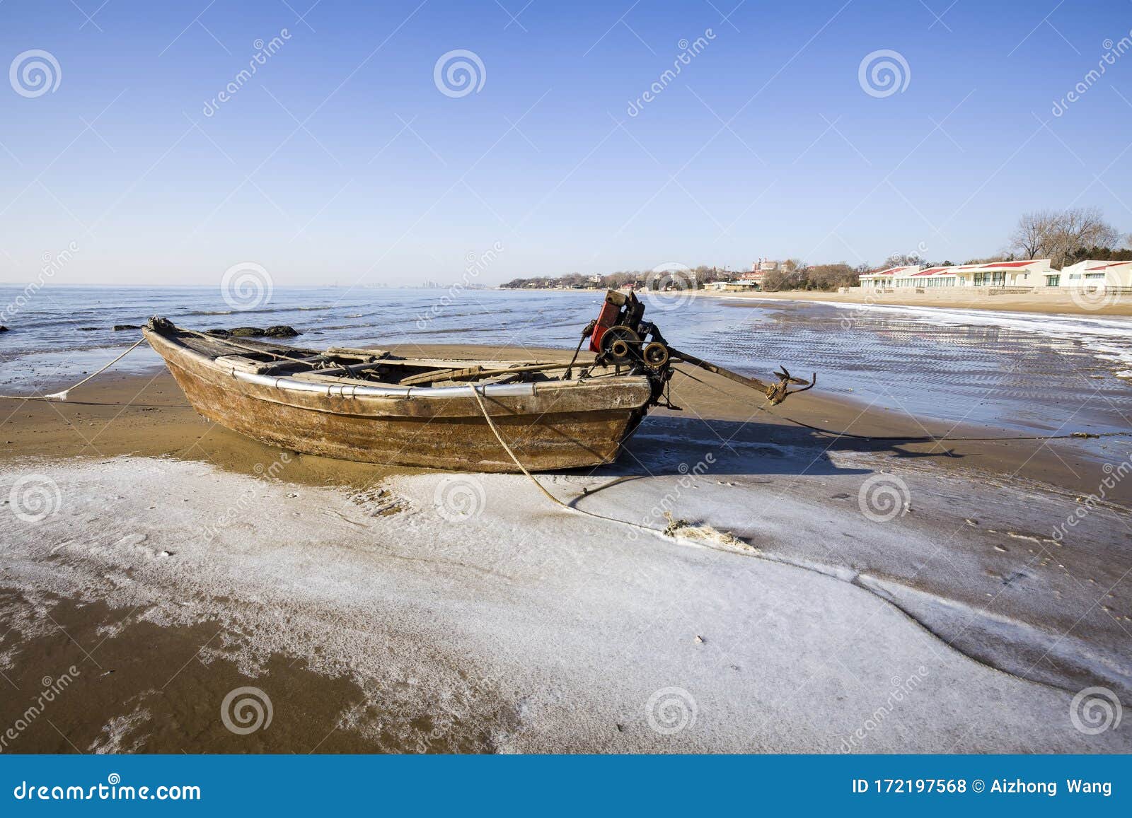 Winter seaside scenery stock photo. Image of natural - 172197568