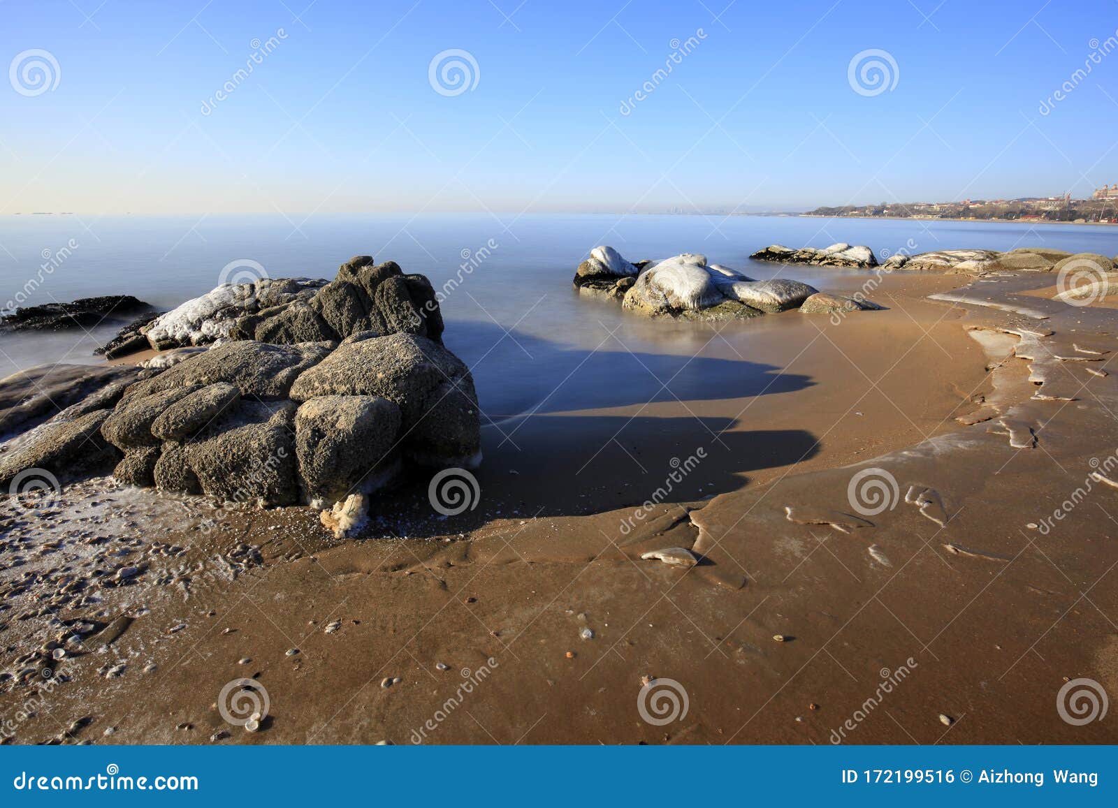 Winter seaside scenery stock photo. Image of seascape - 172199516