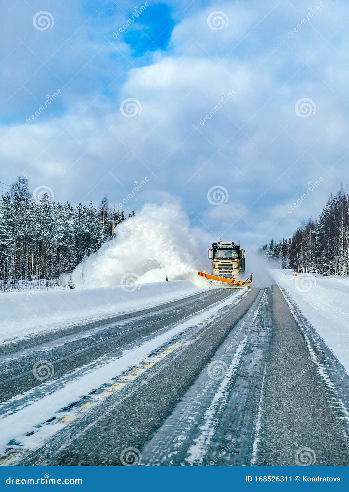 Winter Service Truck for Snow Plow Clearing Road after Winter Snowstorm ... Winter Service Truck for Snow Plow Clearing Road after Winter Snowstorm ...