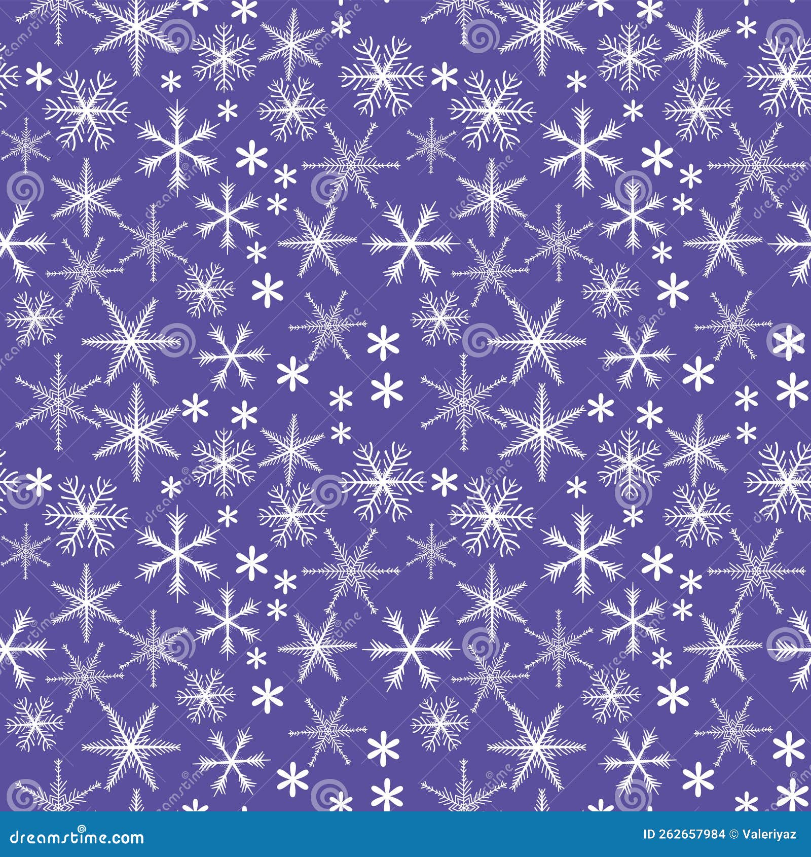 Winter Set of Seamless Patterns 1000 by 1000 Pixels with Snowflakes, Christmas and New Year ...