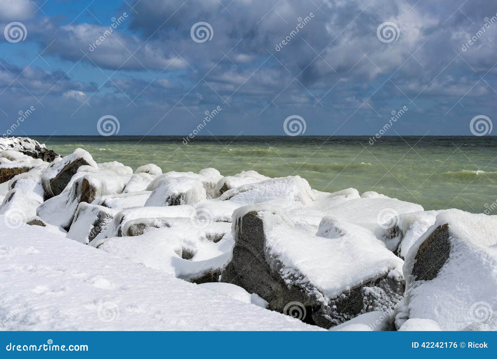 Winter stock photo. Image of cold, snow, holiday, shore - 42242176