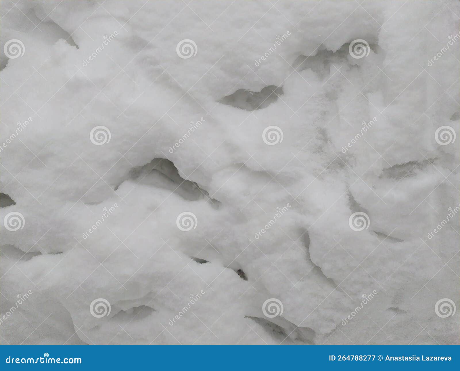Winter. Shovel Marks. Footprints in the Snow. Winter Landscape. Stock ...
