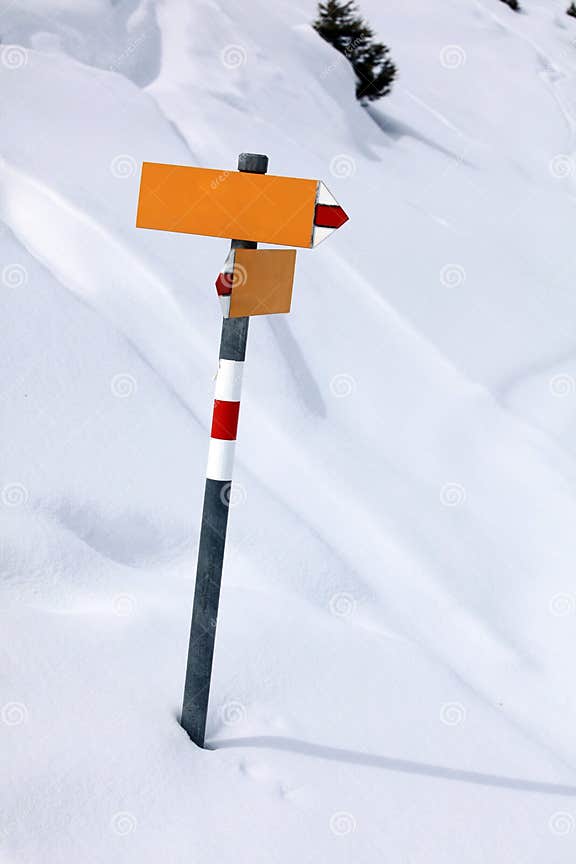 Winter sign stock photo. Image of frozen, season, sign - 13582200