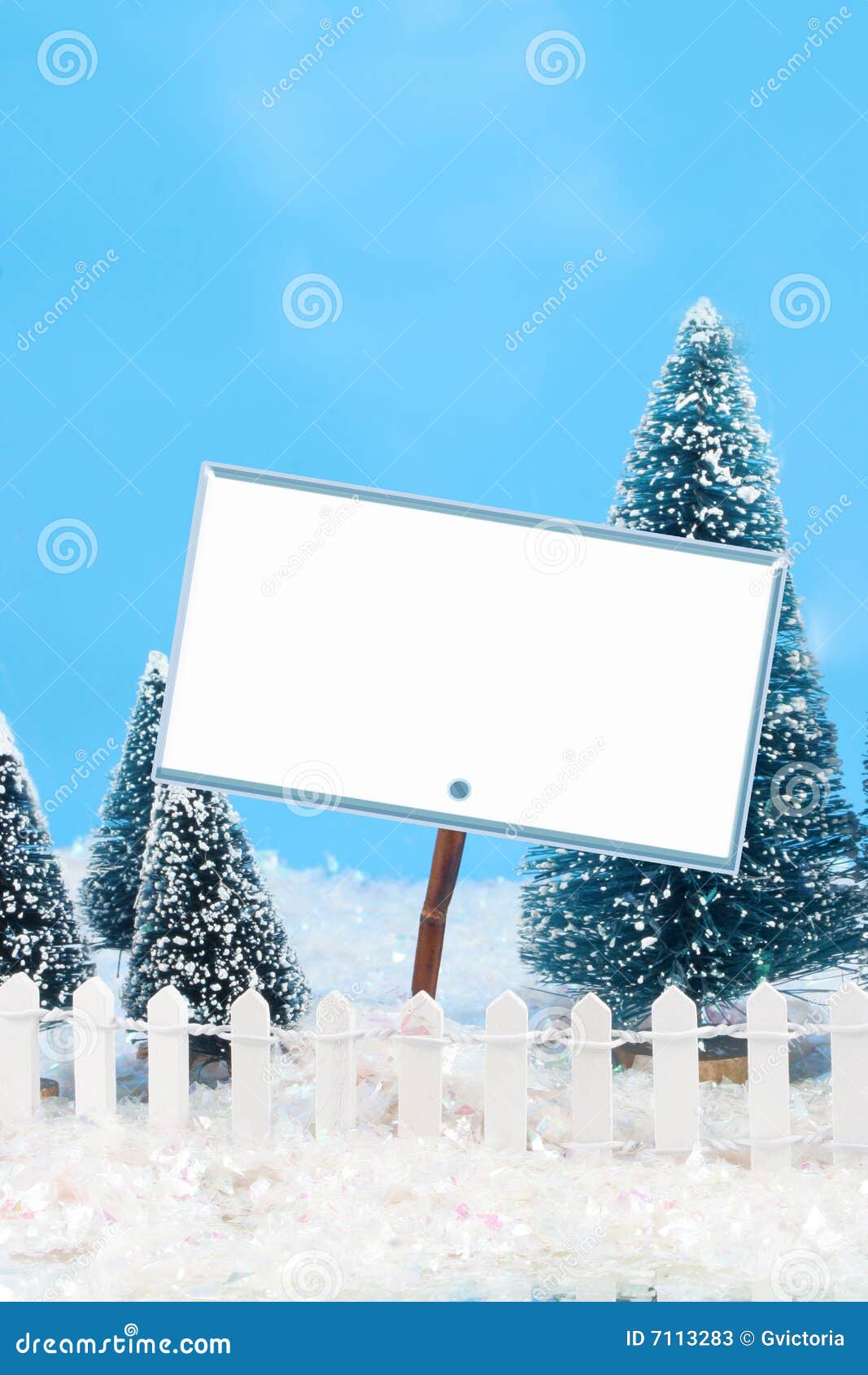 Winter sign stock image. Image of miniatures, blue, noel - 7113283