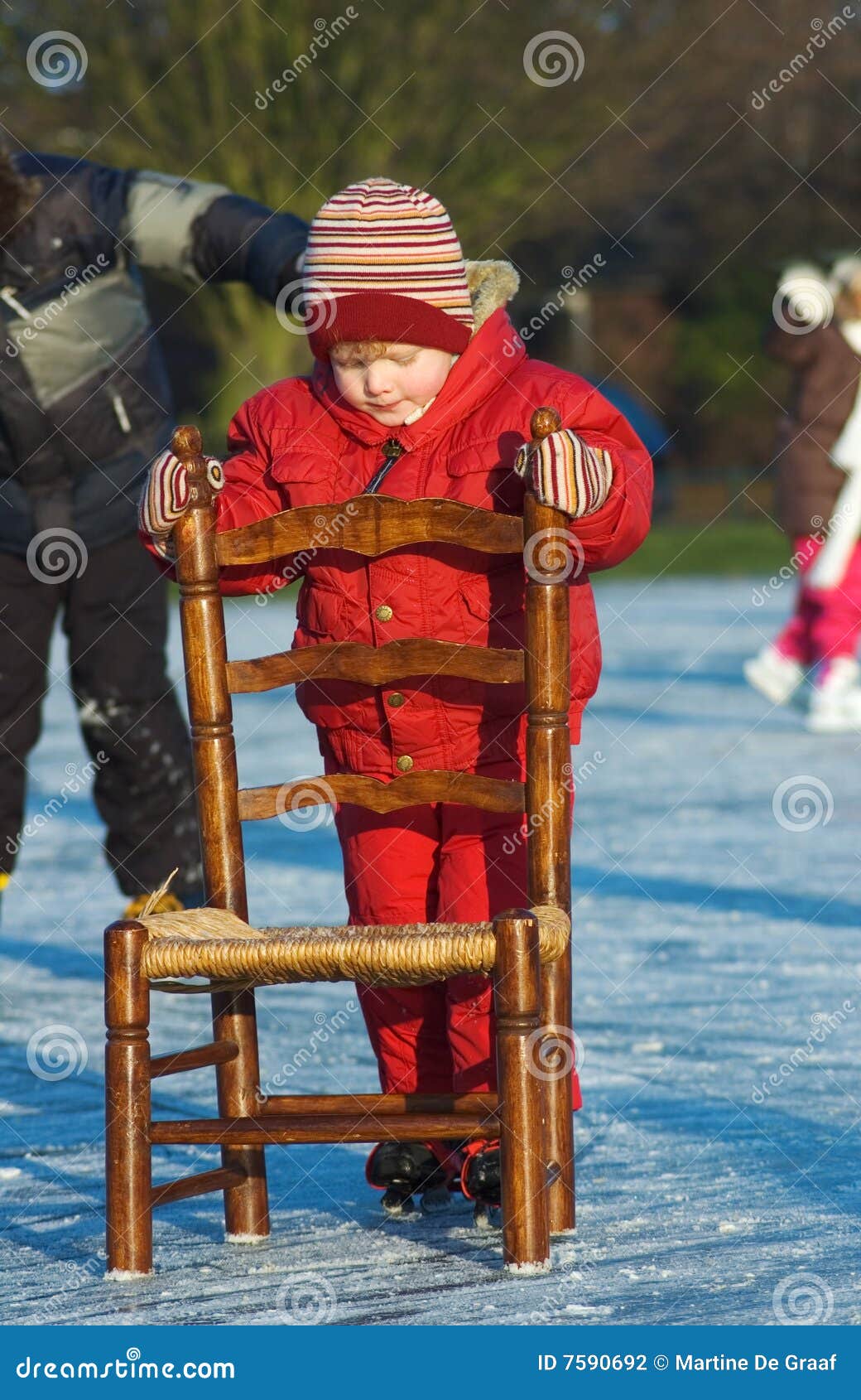 Winter skating stock photo. Image of chair, small, steady - 7590692