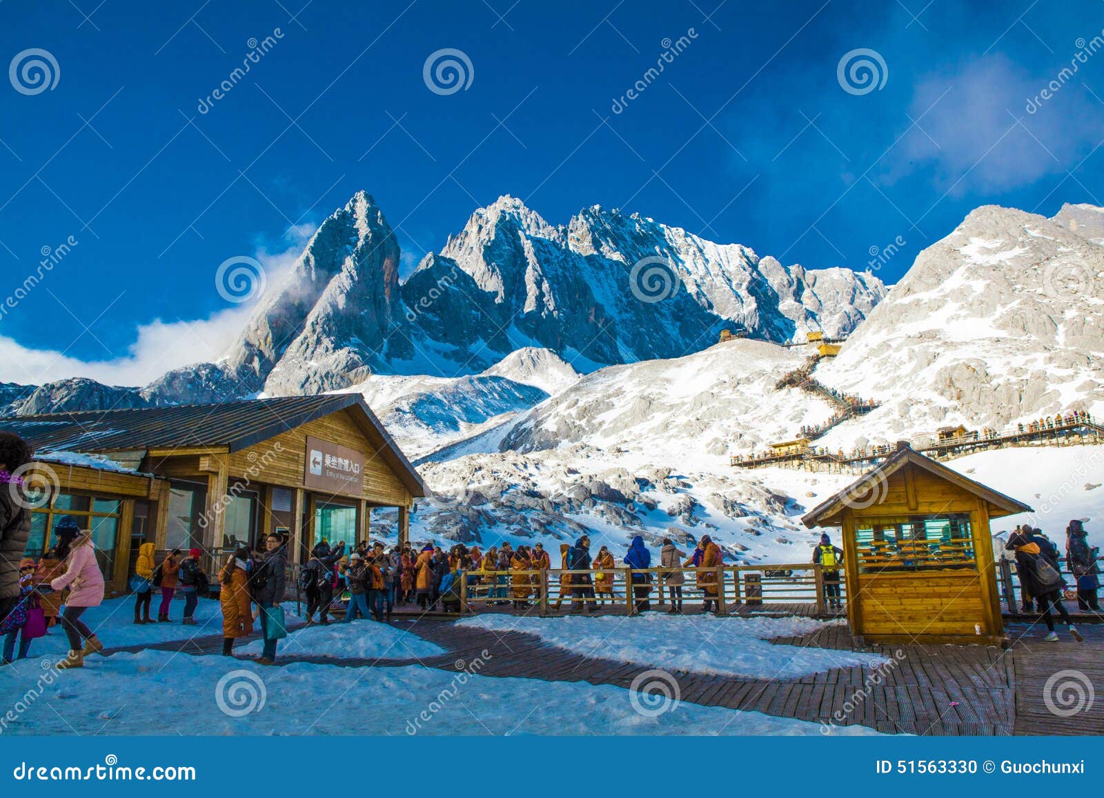 Winter Ski Chalet and Cabin in Snow Mountain Editorial Image - Image of ...