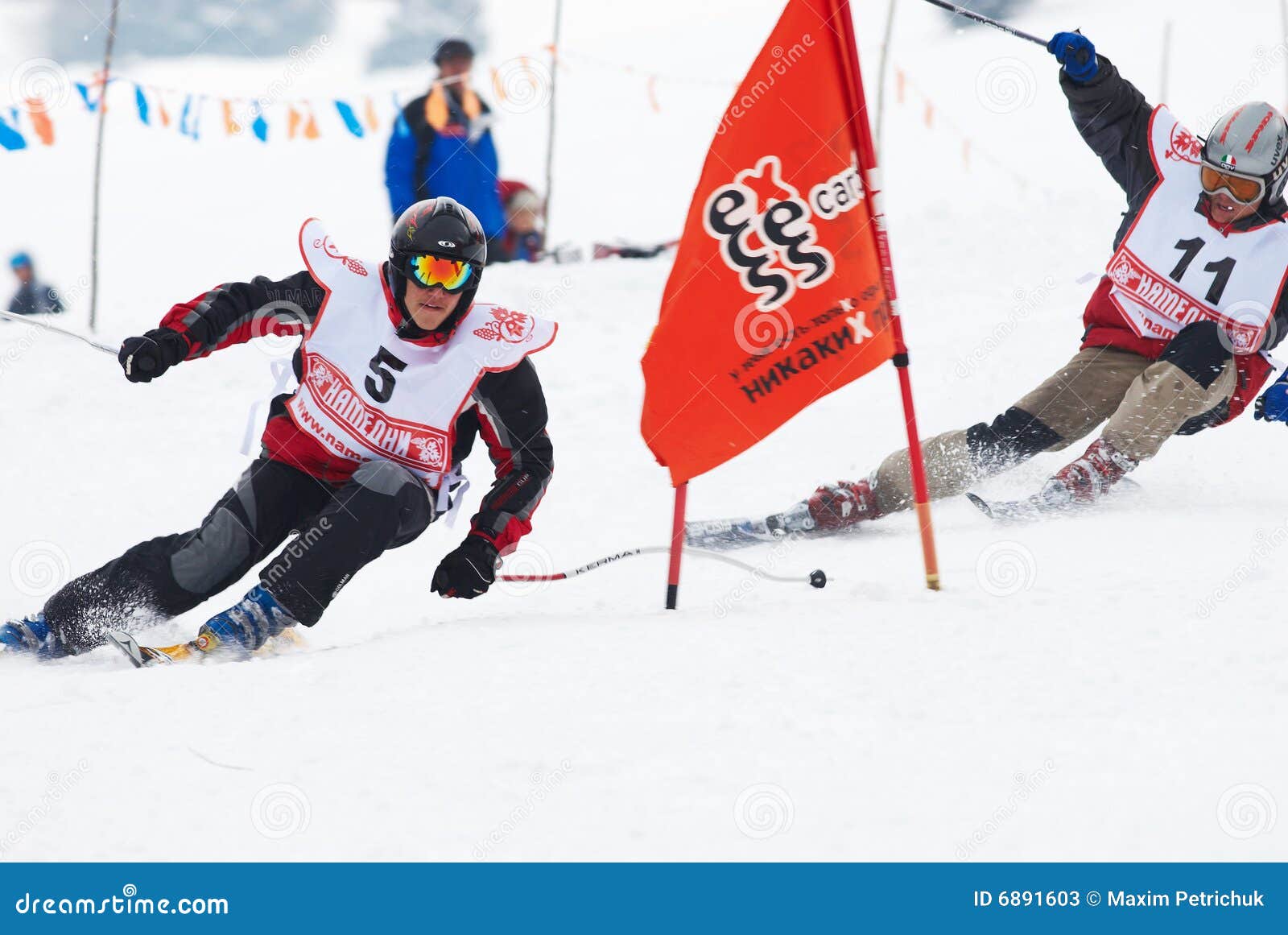 Winter ski contest editorial stock photo. Image of relaxation - 6891603