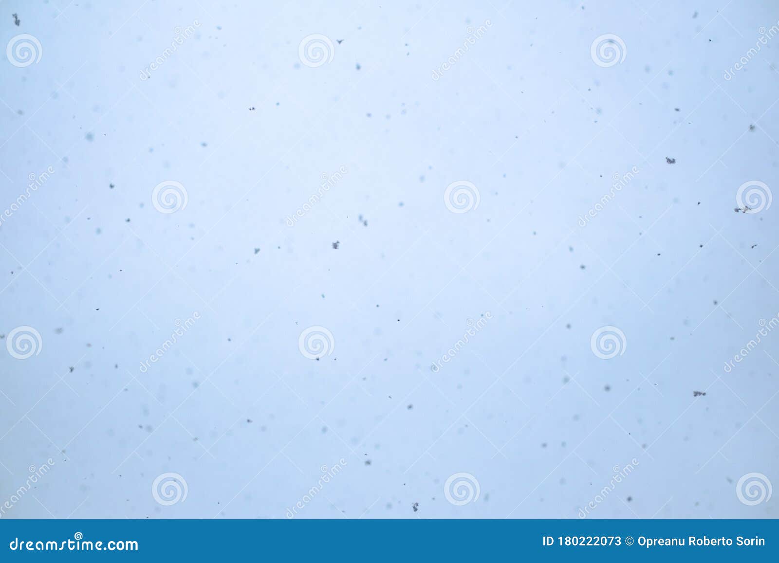 Winter Sky with Falling Snow Stock Image - Image of background, blue ...