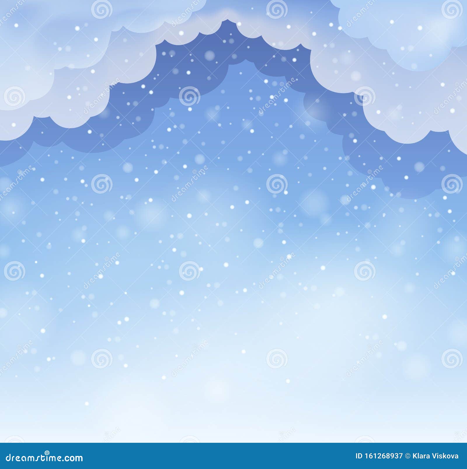 Winter Sky Theme Background 3 Stock Vector - Illustration of artwork ...