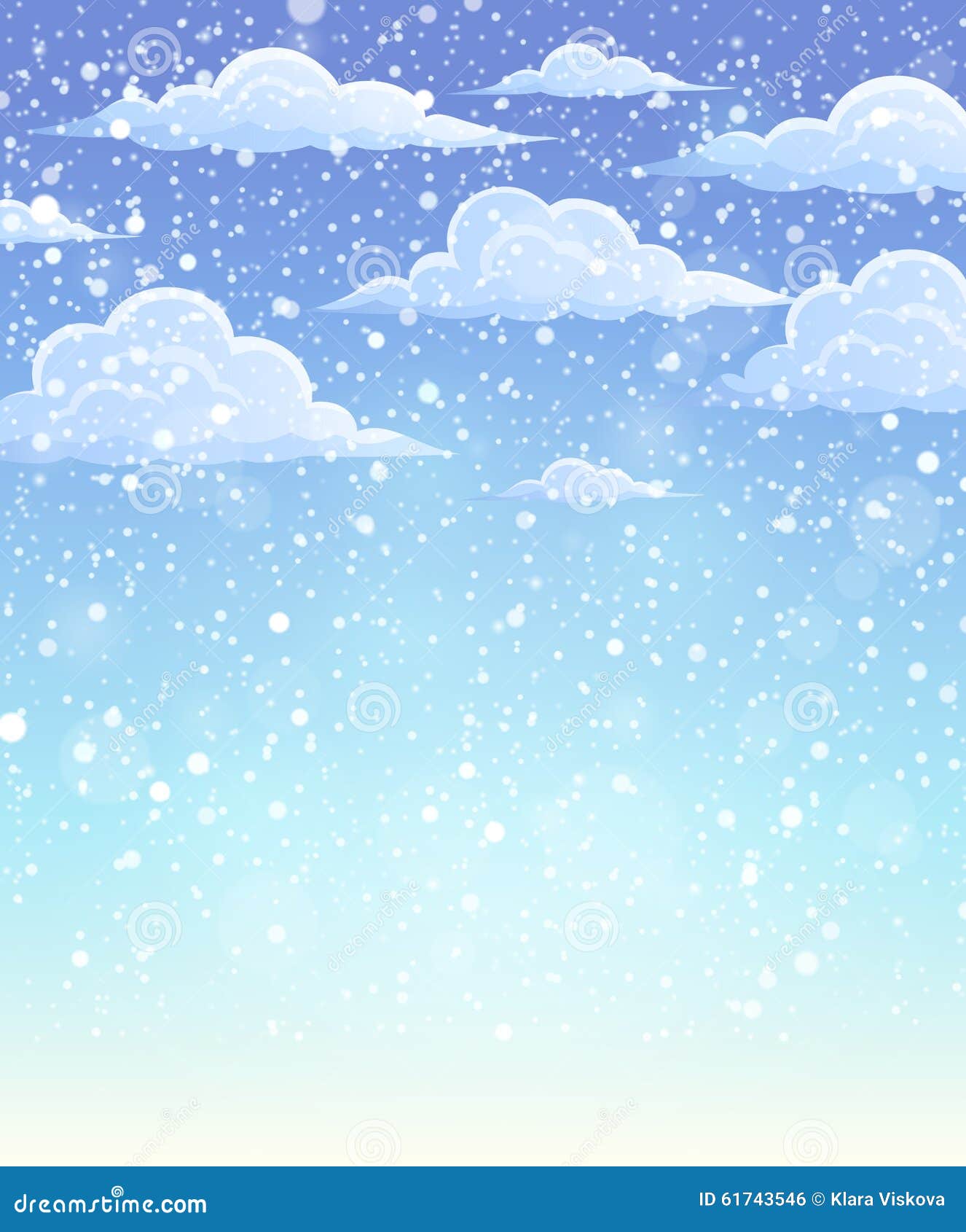 Winter Sky Theme Background Stock Vector - Illustration of graphic ...