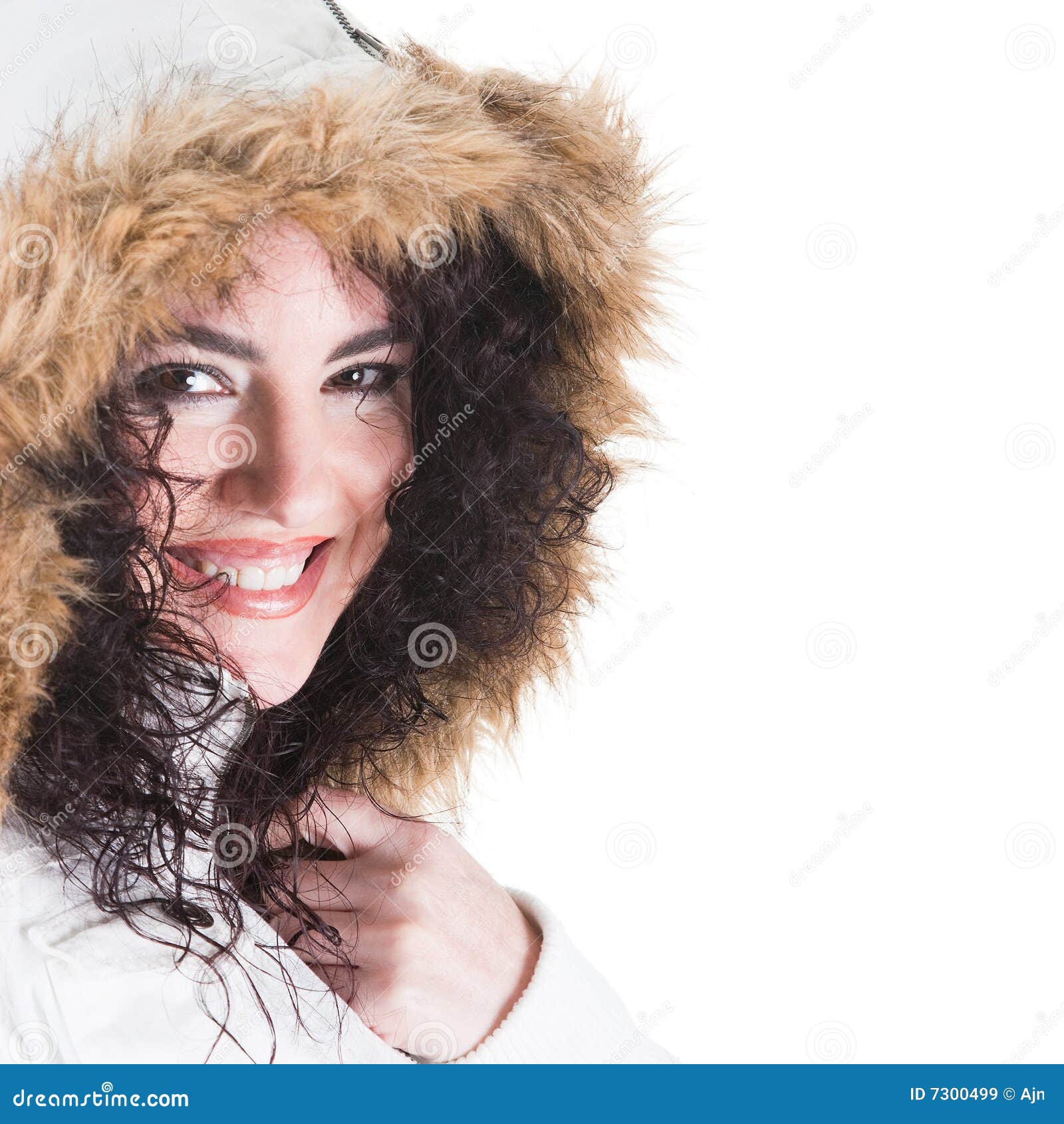 Winter Smile stock image. Image of cheerful, fashion, grin - 7300499
