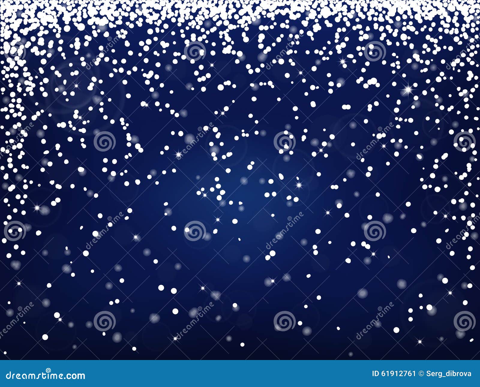 Winter snow background stock vector. Illustration of abstract - 61912761