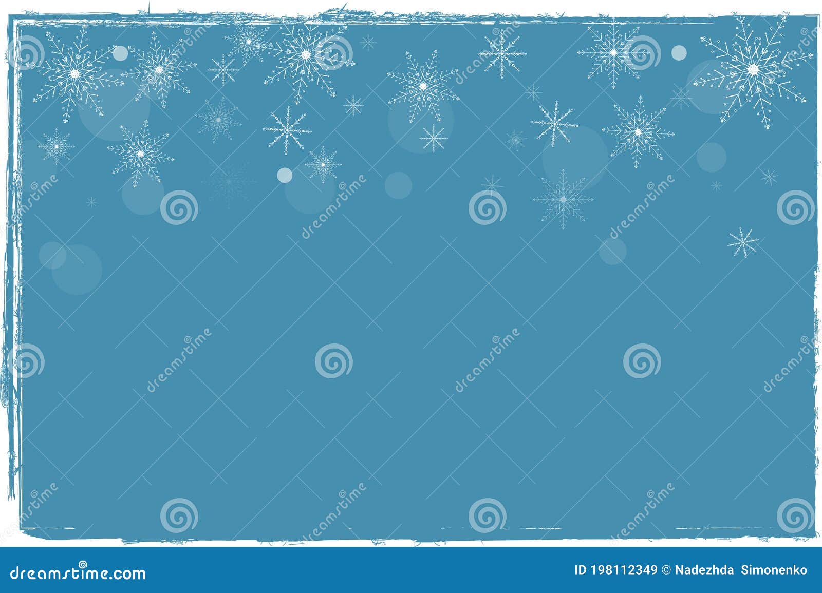 Winter Snow Background for Website, Card or Post Stock Vector ...