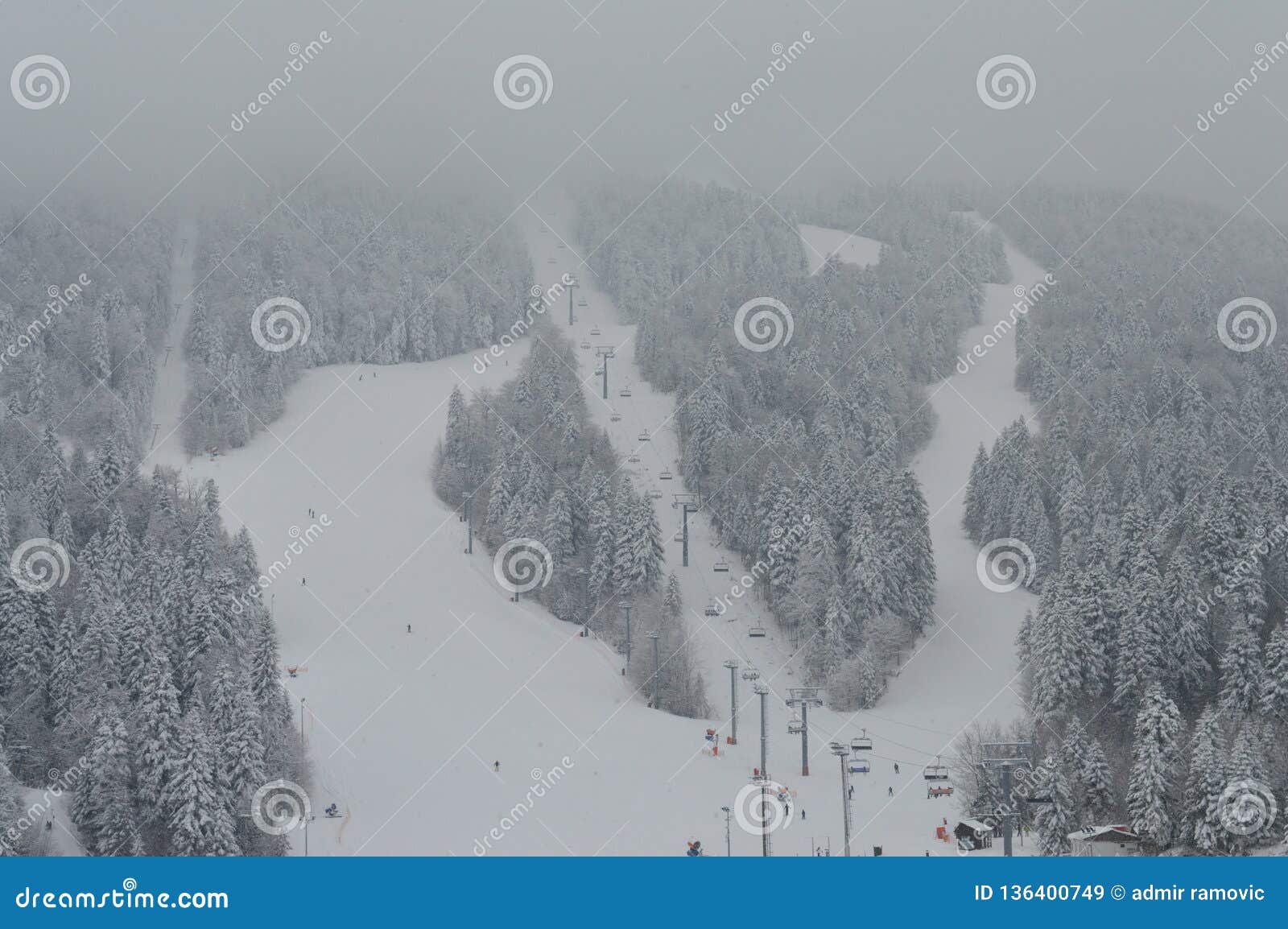 Winter snow fan stock image. Image of winter, snow, slope - 136400749