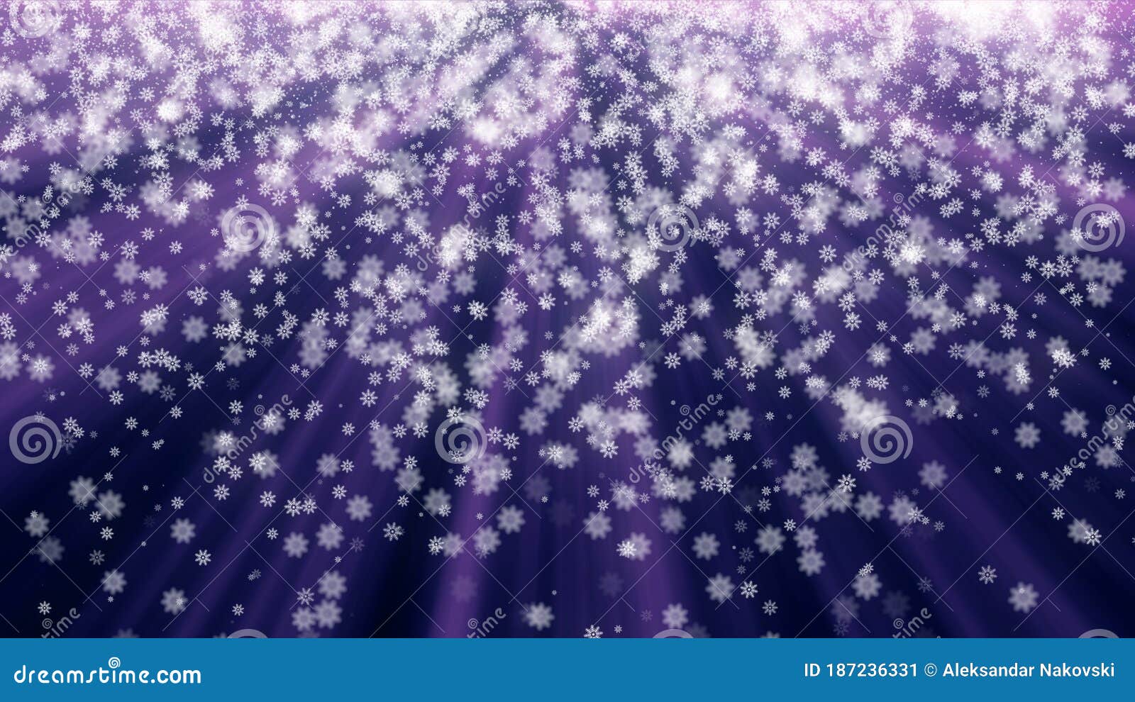 Winter Snow Flakes Fall Down Stock Image - Image of black, holiday ...