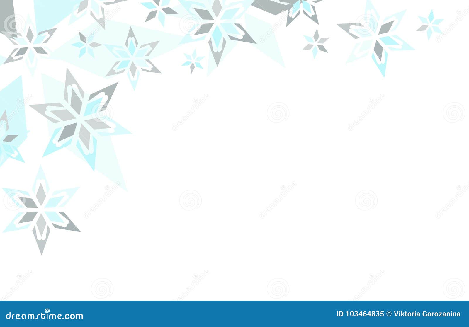 Winter Snow Frame for Text. Vector Illustration. Stock Vector ...