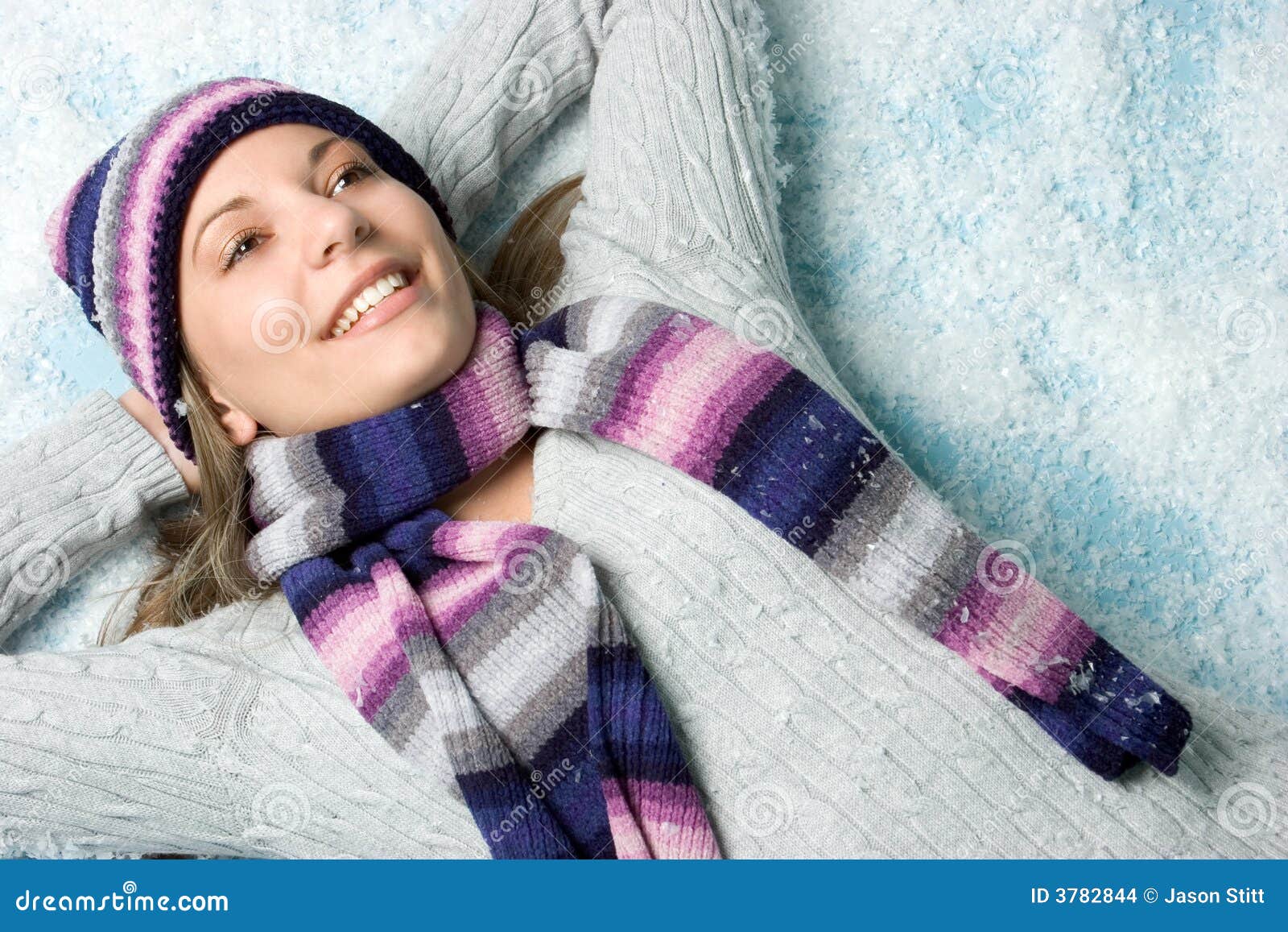 Winter Snow Girl stock photo. Image of people, teens, playing - 3782844