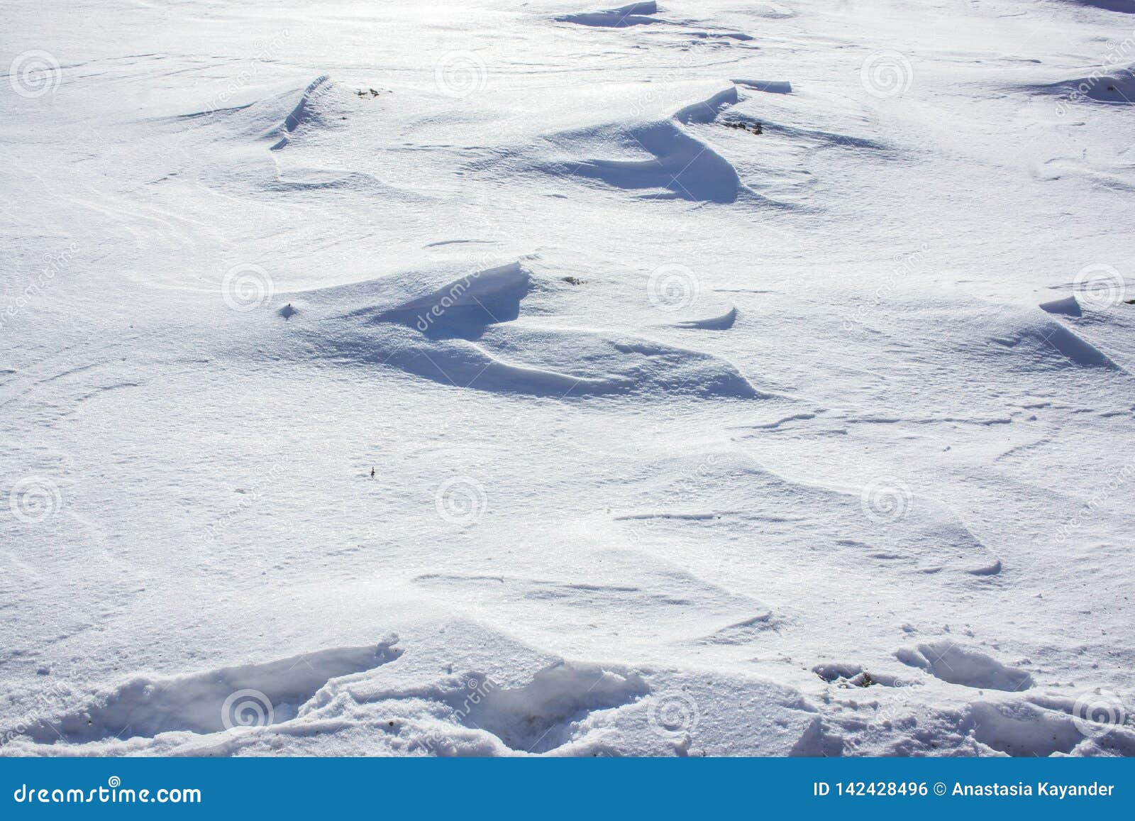 Snow and Wind Combined Formed Snow Waves in a Agricultural Environment ...
