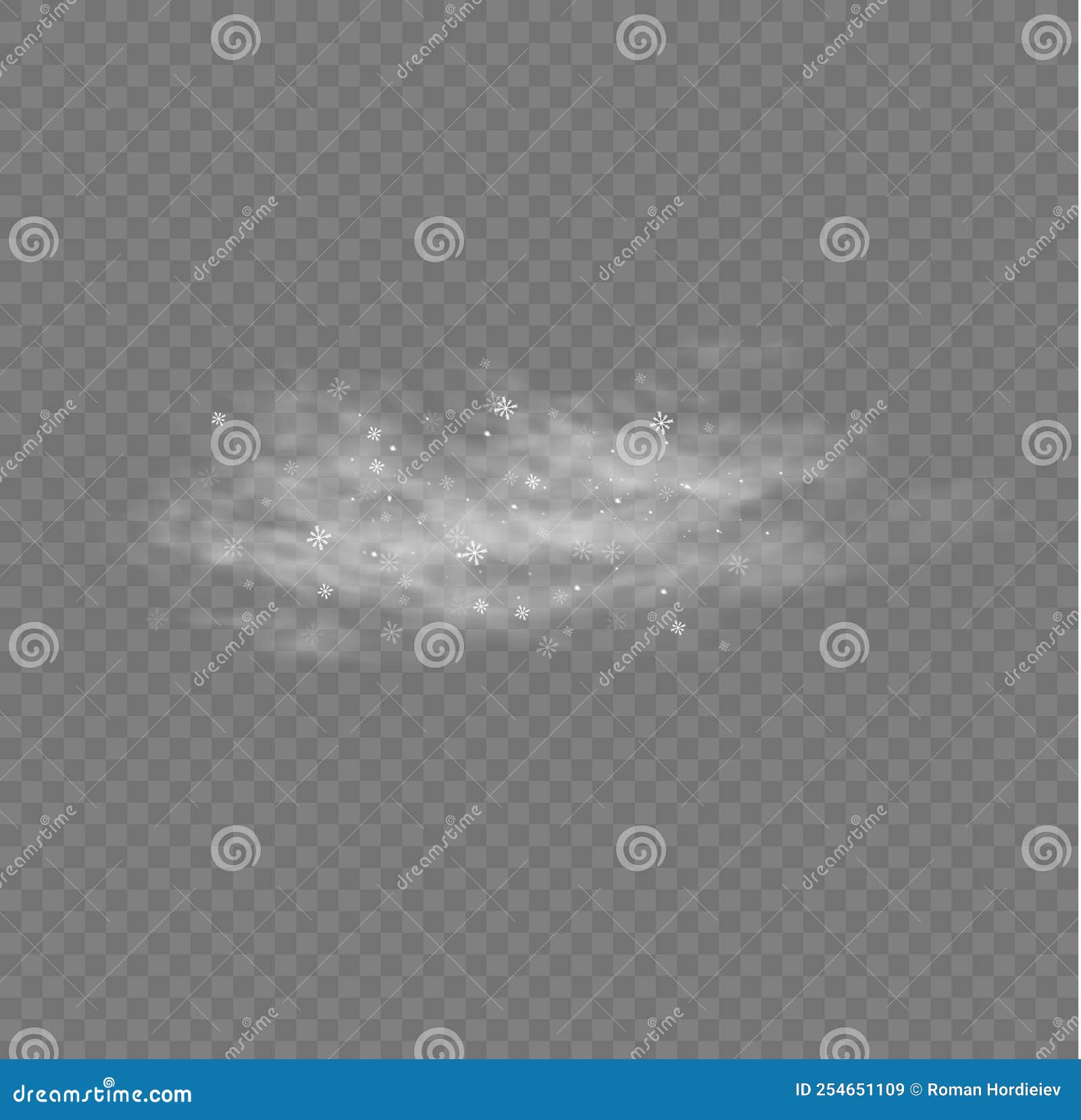 Winter Snow Wind, Fog, White Gradient Decorative Stock Vector ...