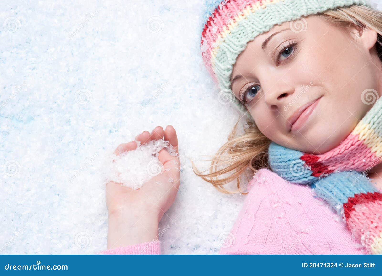 Winter Snow Woman stock photo. Image of background, pretty - 20474324
