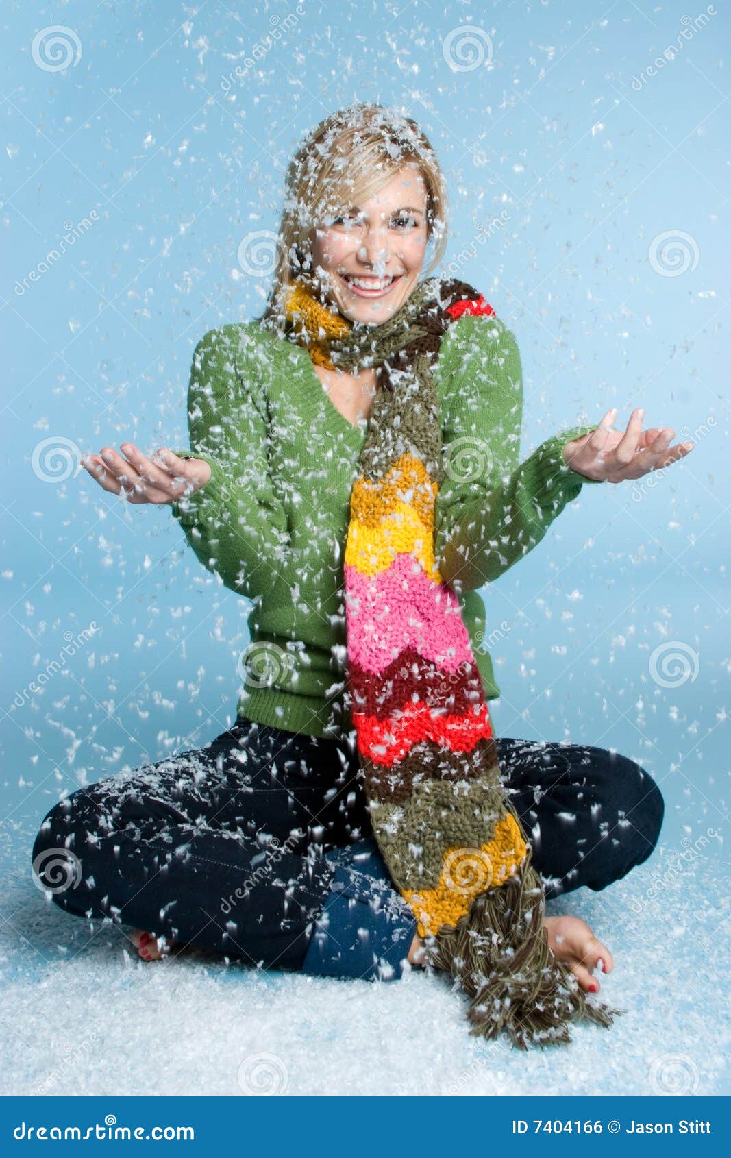 Winter Snow Woman stock photo. Image of beautiful, gorgeous - 7404166