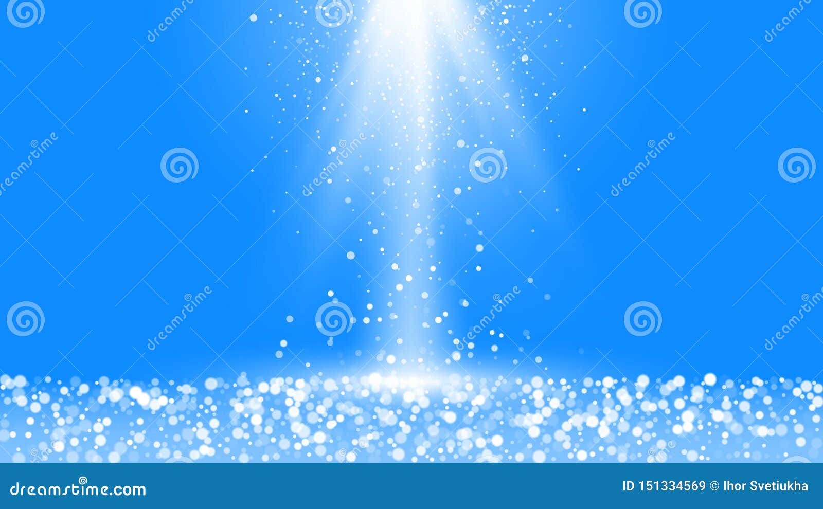 Shiny Rays Reflections In The Water . Water Caustics On Black ...