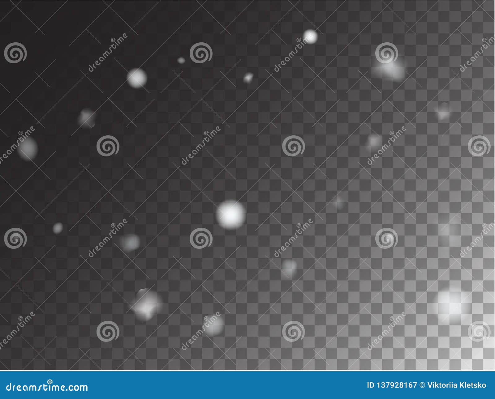 Winter Snowfall Ice Texture Vector Transparent Background. Realistic ...