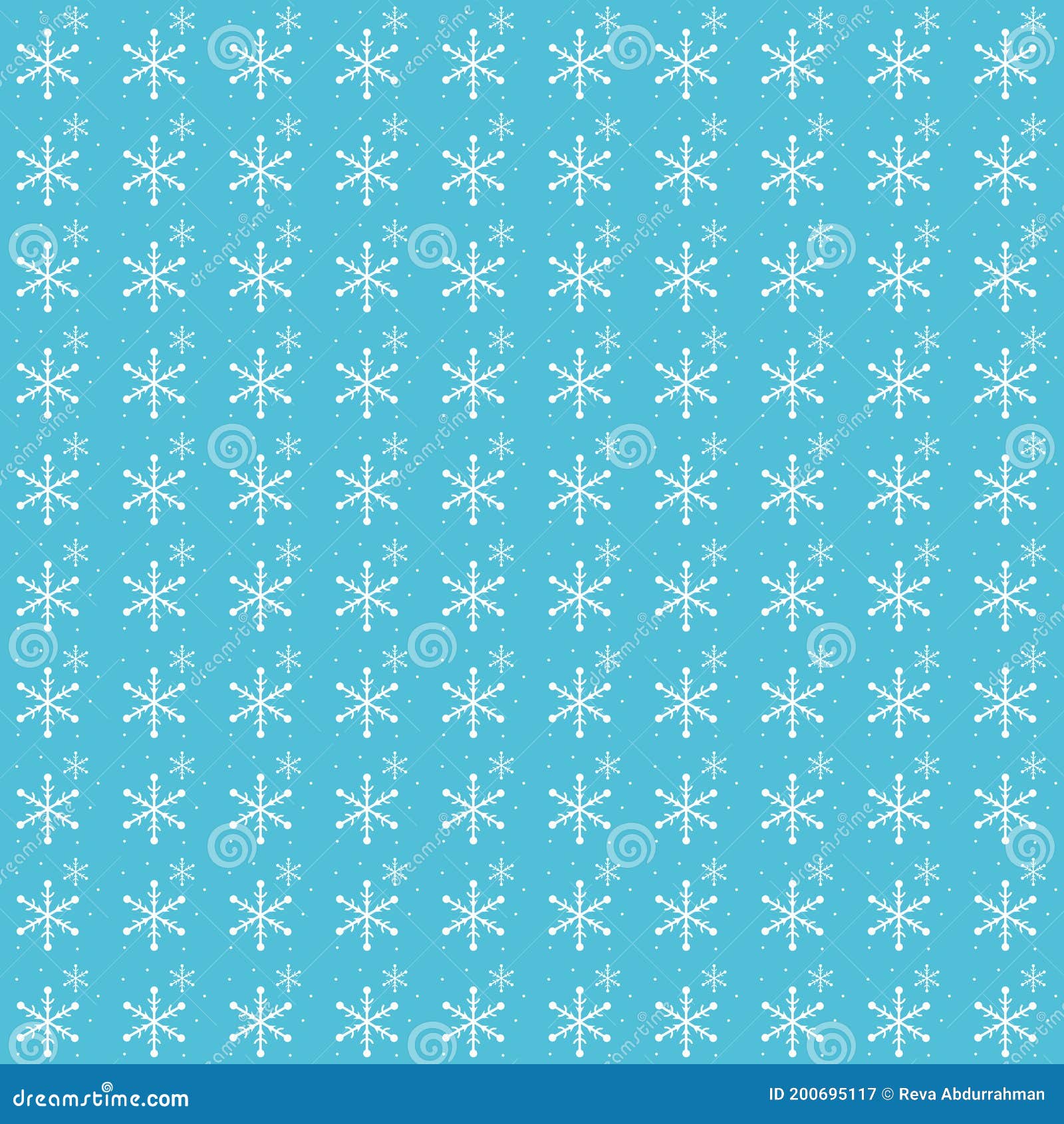Winter Snowflakes Pattern Modern Flat Design Stock Vector ...