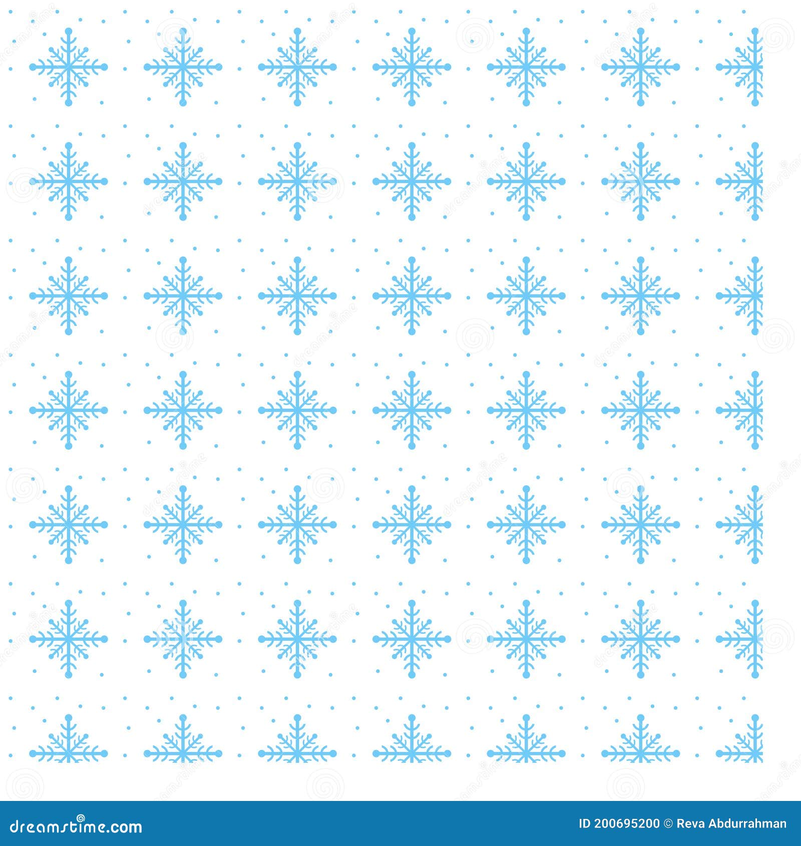 Winter Snowflakes Pattern Modern Flat Design Stock Vector ...