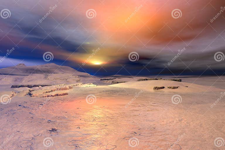 Winter Snowscape - 3 stock illustration. Illustration of vivid - 7069936