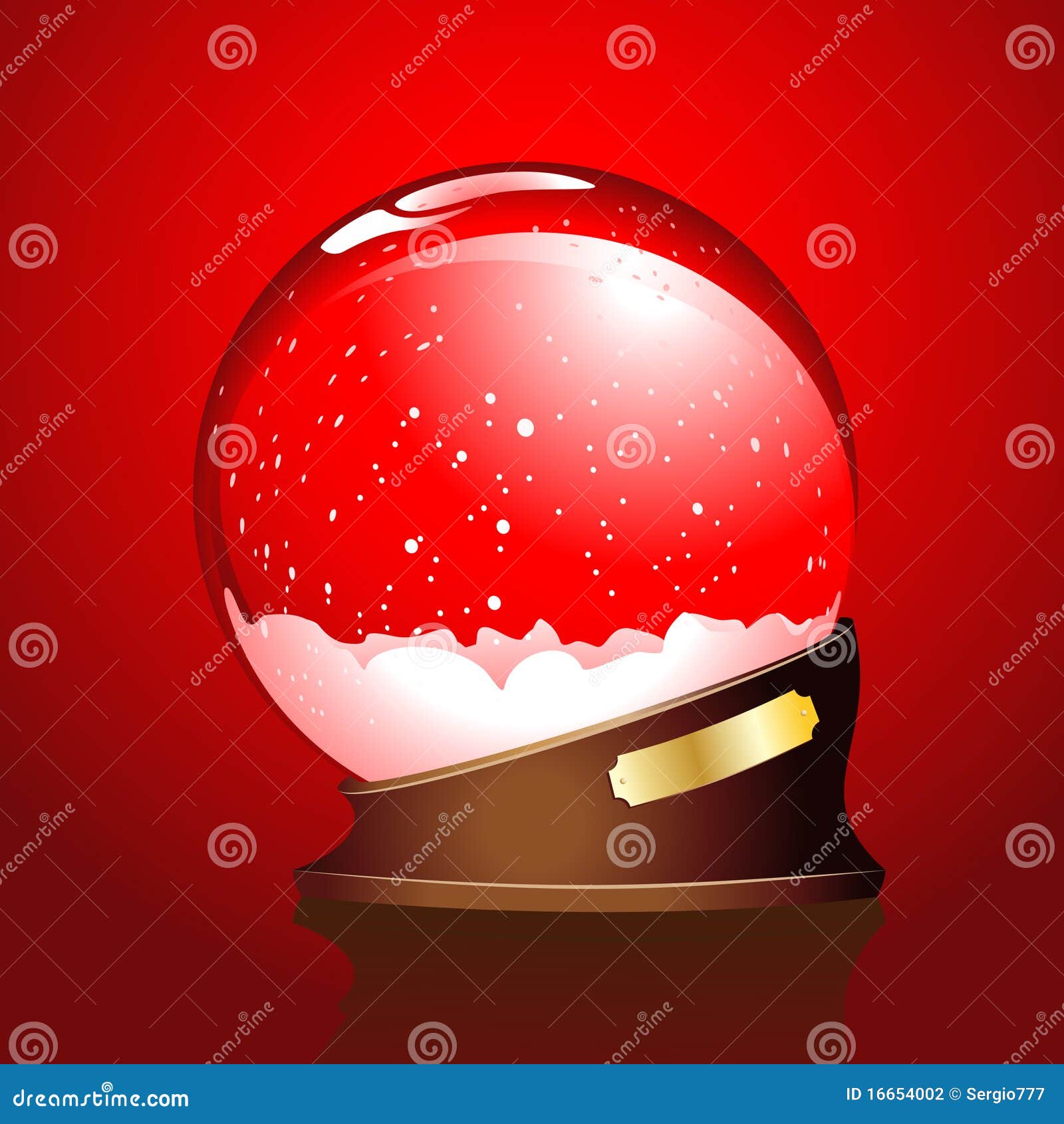 Winter sphere stock vector. Illustration of christmas - 16654002
