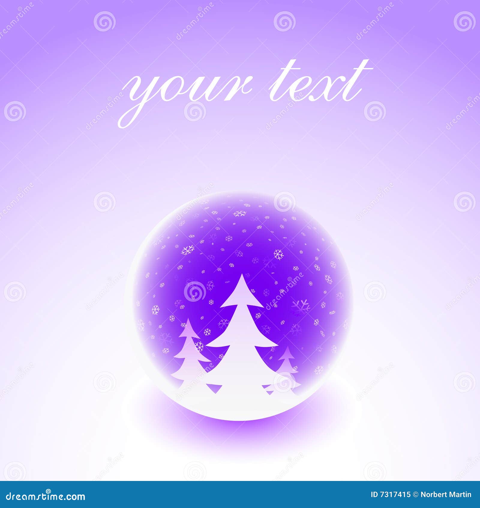 Winter sphere illustration stock vector. Illustration of outdoors - 7317415