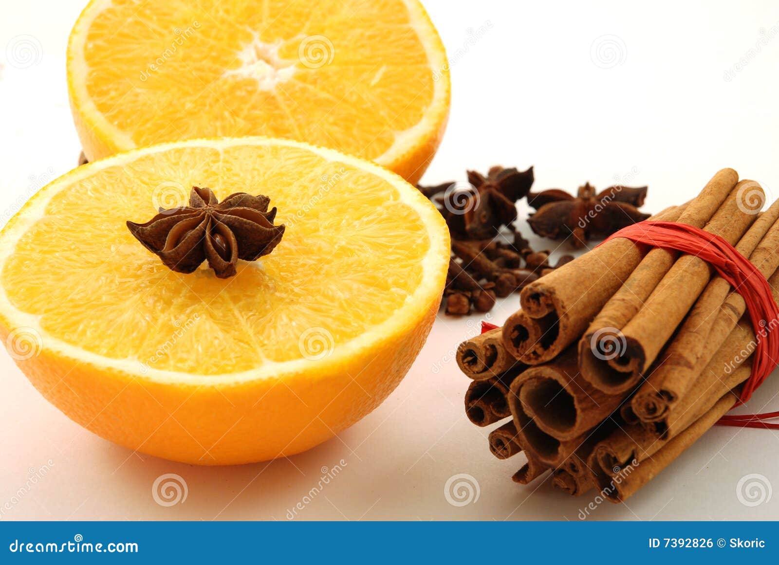 Winter spice on white bg stock photo. Image of season - 7392826