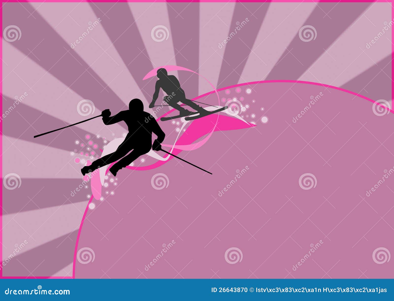Winter sport background stock illustration. Illustration of nature ...