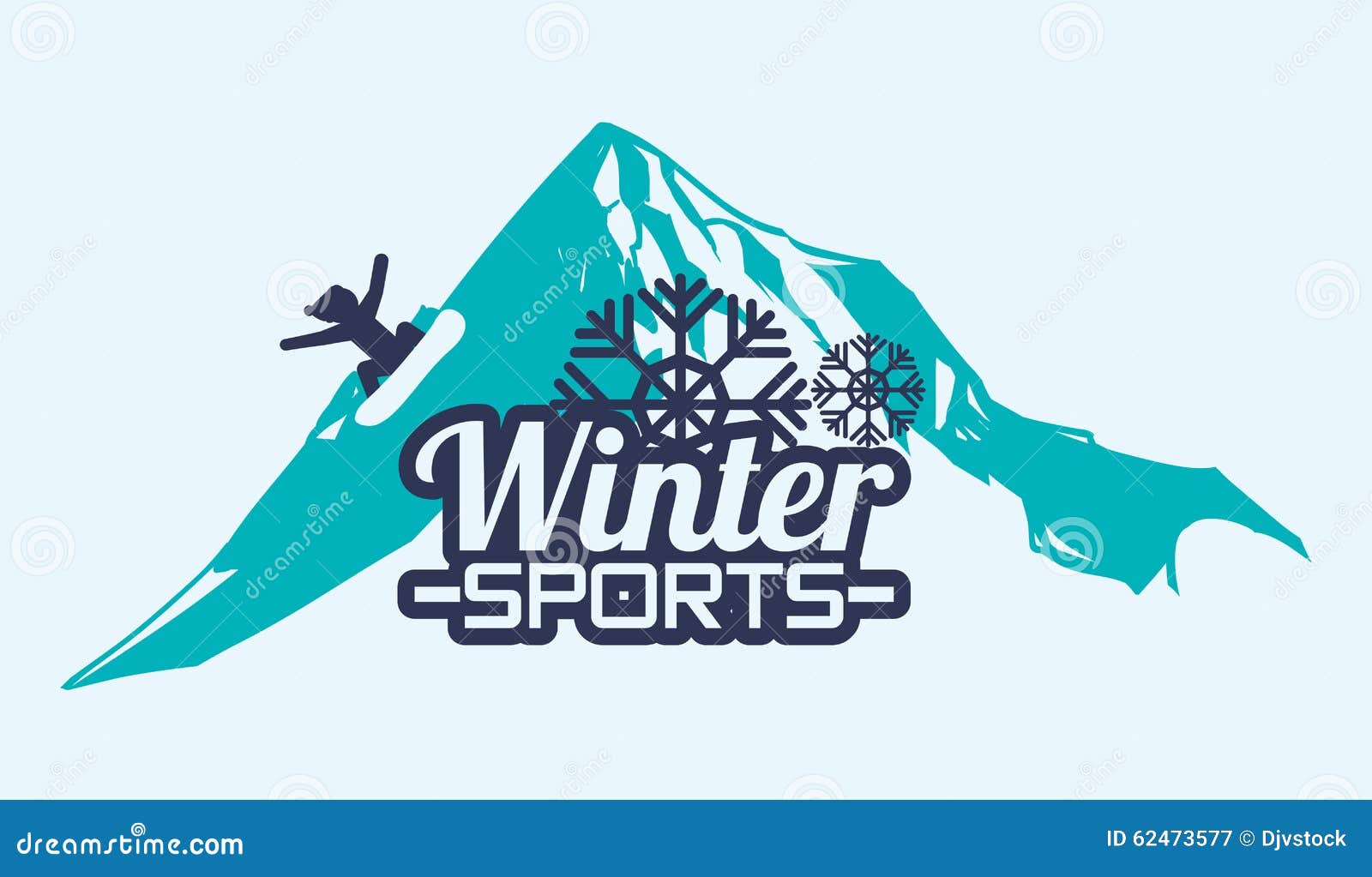 Winter Sport design stock vector. Illustration of cold - 62473577