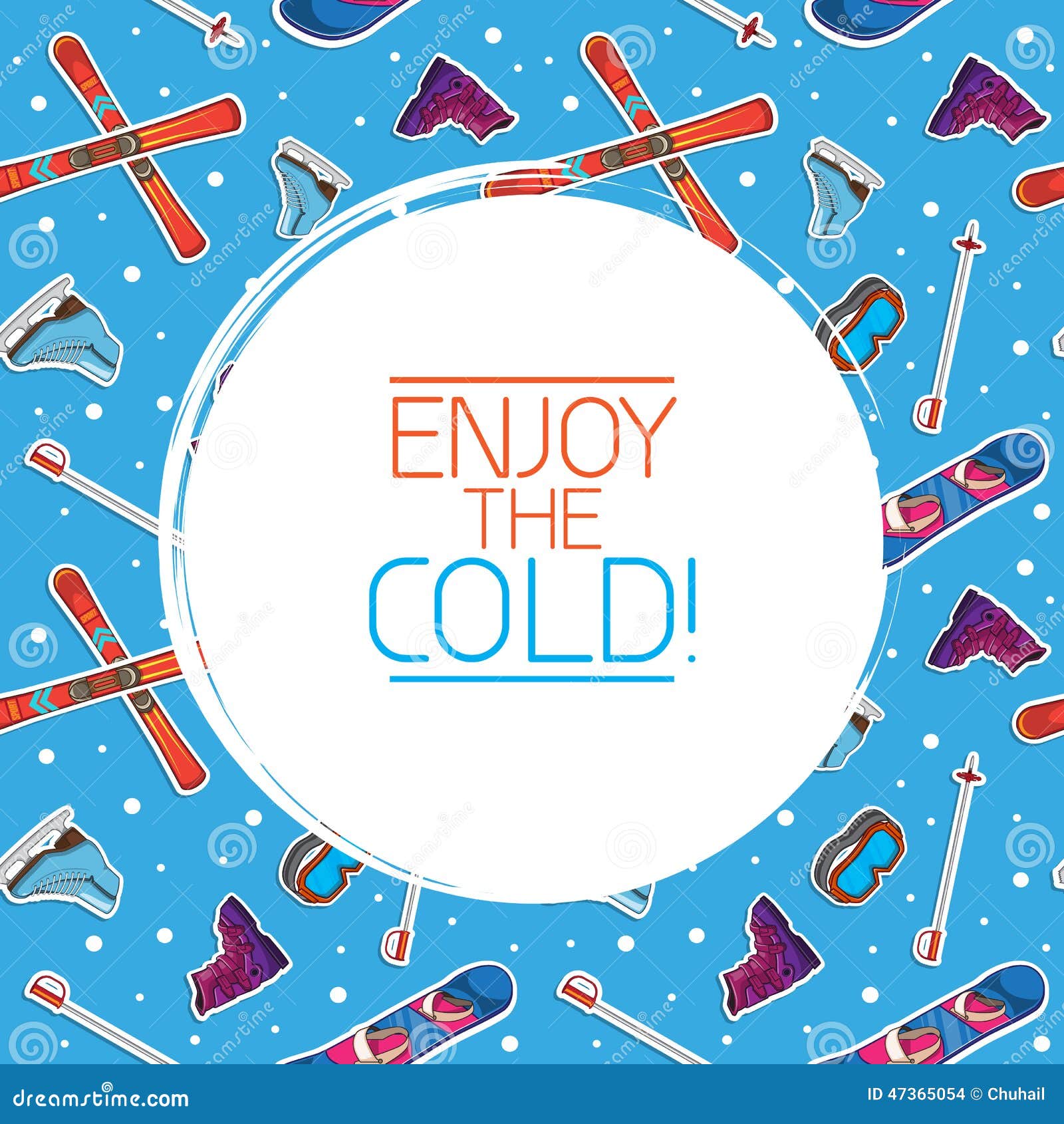 Winter sports background. stock vector. Illustration of sports - 47365054