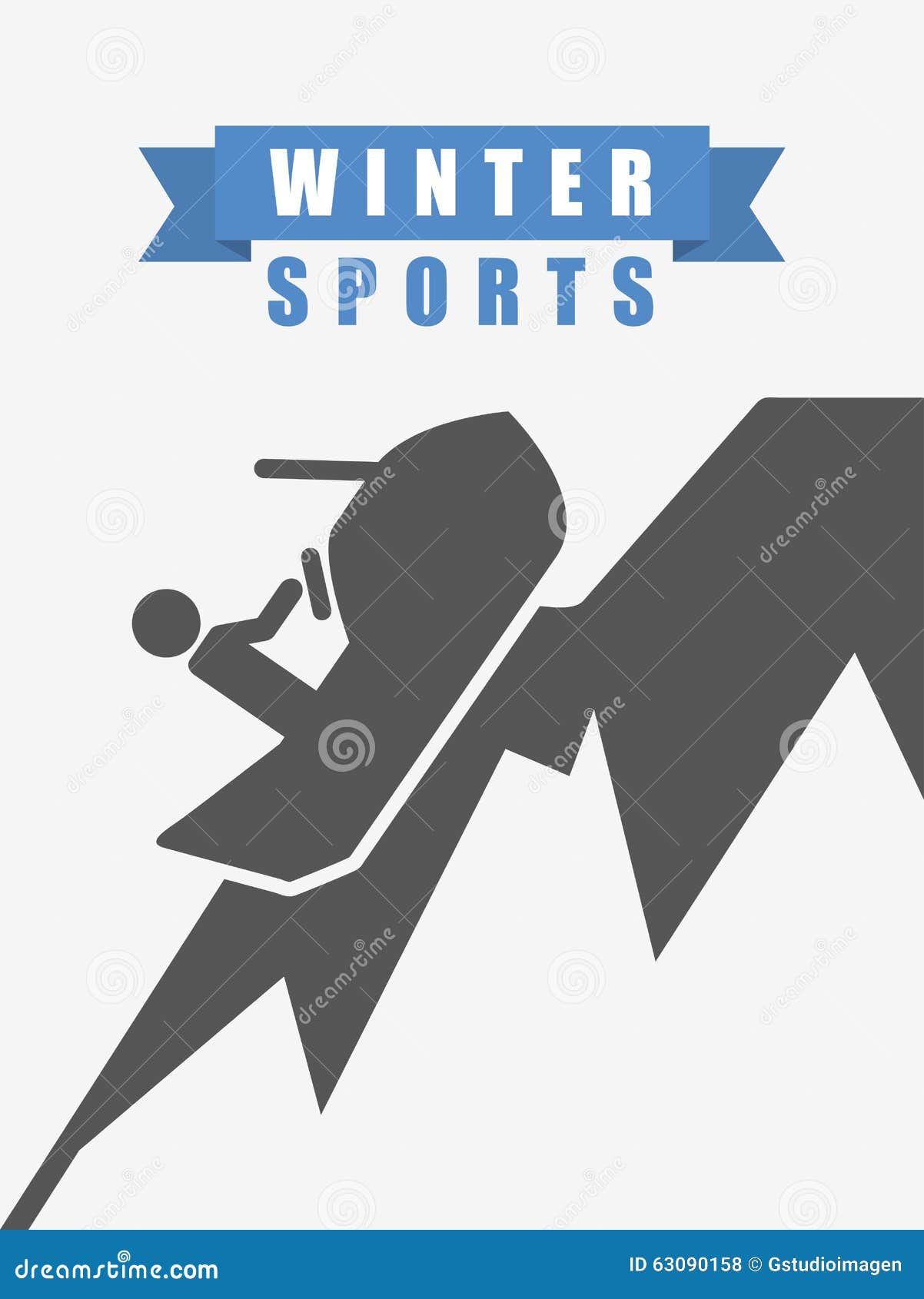 Winter sports design stock vector. Illustration of icons - 63090158