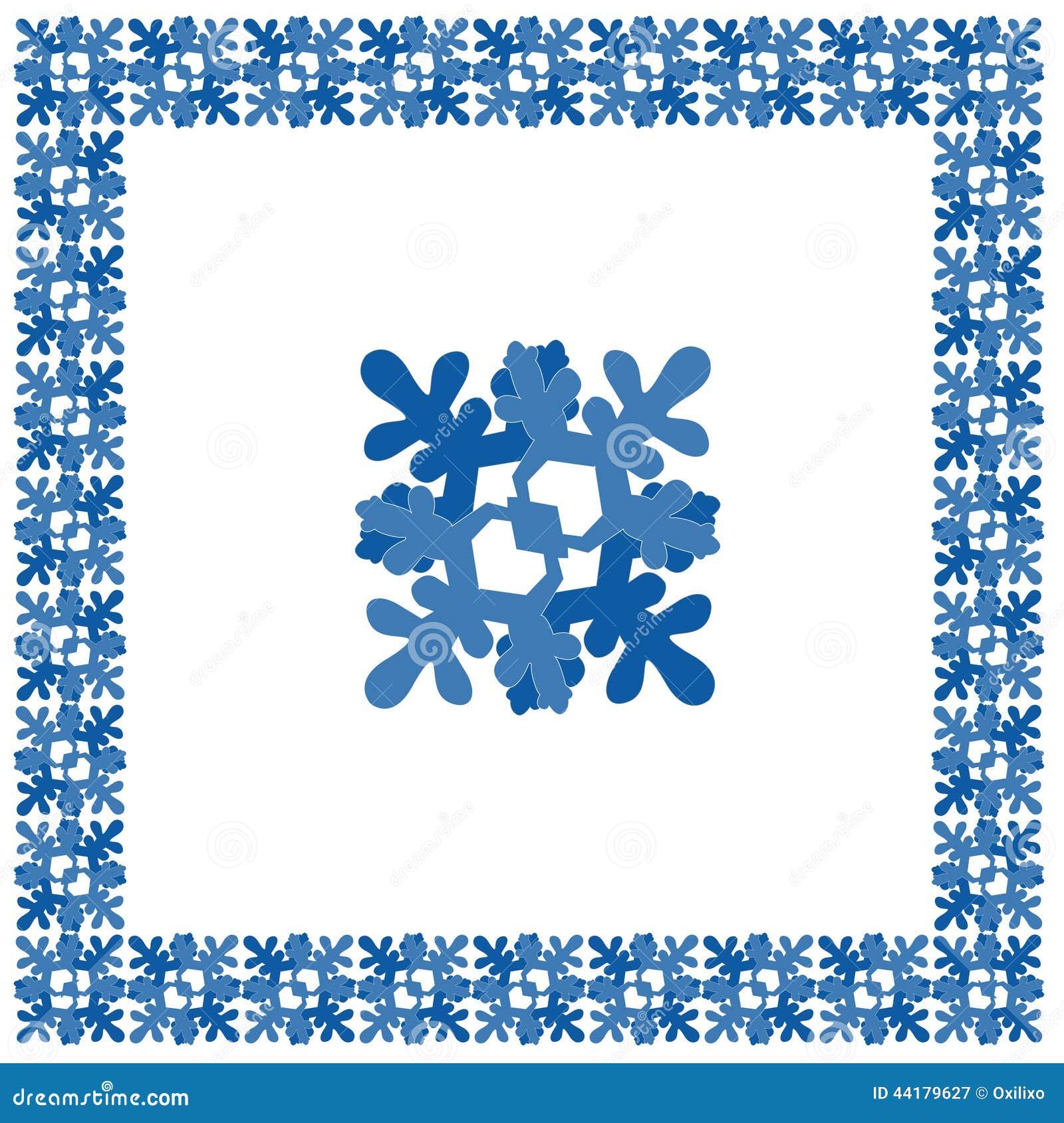 Winter square ornament stock vector. Illustration of frame - 44179627