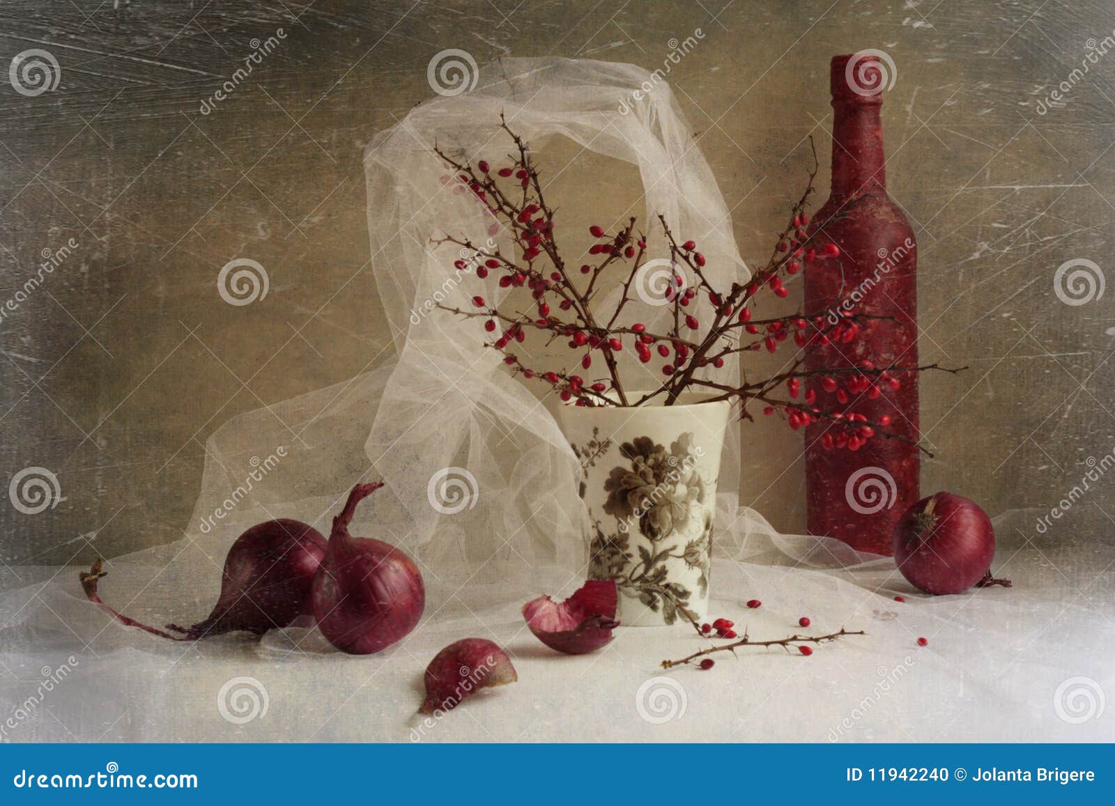 Winter still life stock photo. Image of postcard, berries - 11942240